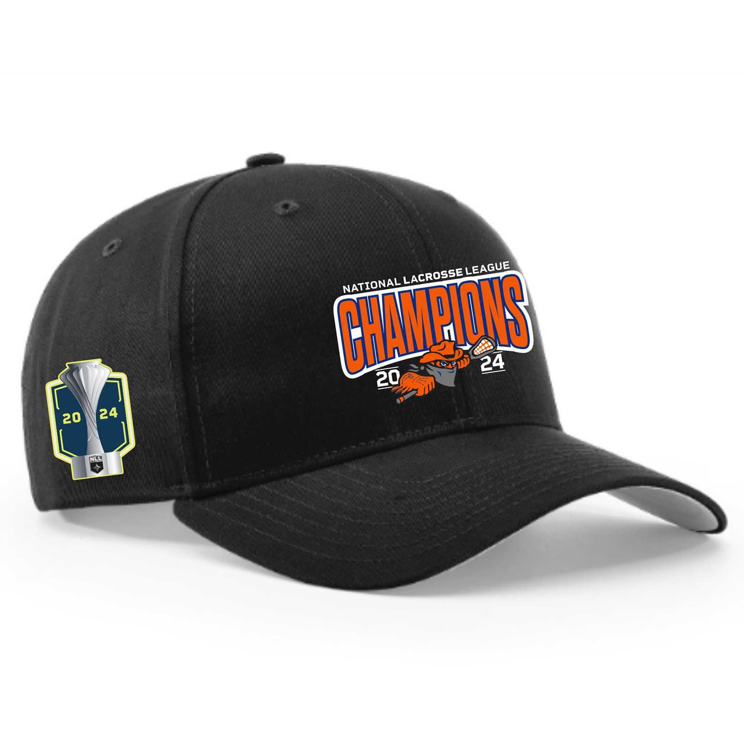 Men's Black Buffalo Bandits 2024 NLL Cup Champions Adjustable Hat ...
