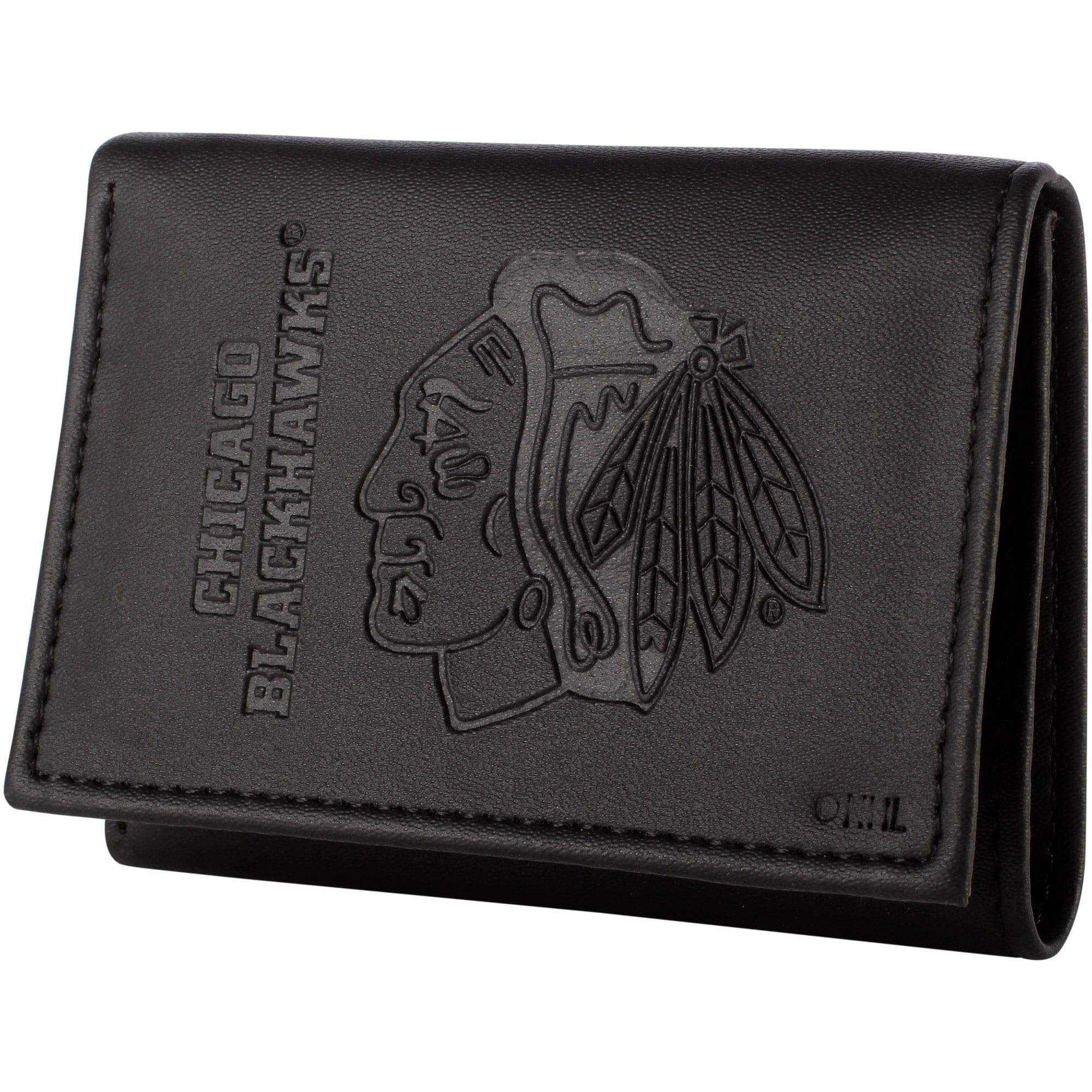 Men's Black Chicago Blackhawks Hybrid Tri-Fold Wallet - Walmart.com