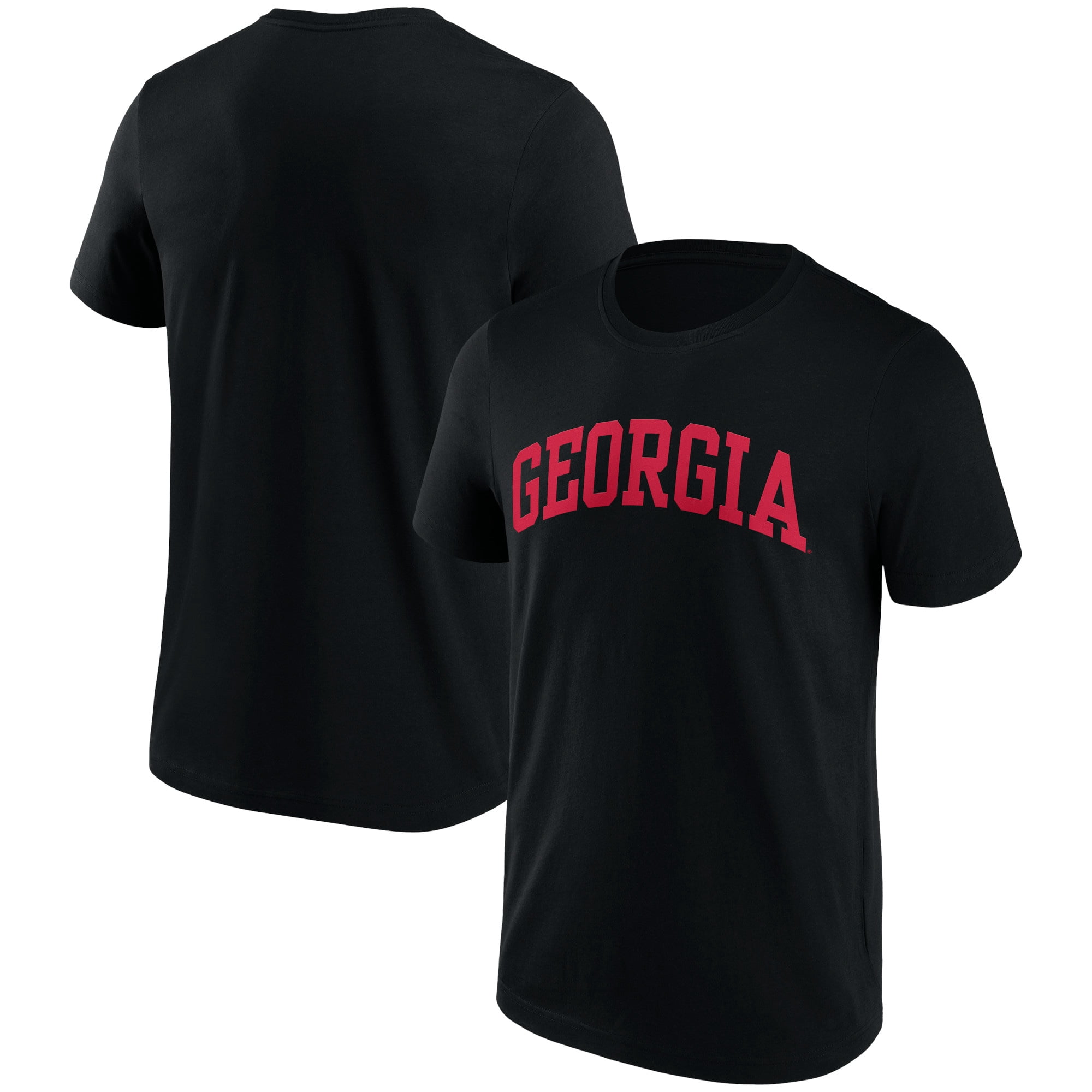 Men's Black Georgia Bulldogs Basic Team Arch T-Shirt - Walmart.com