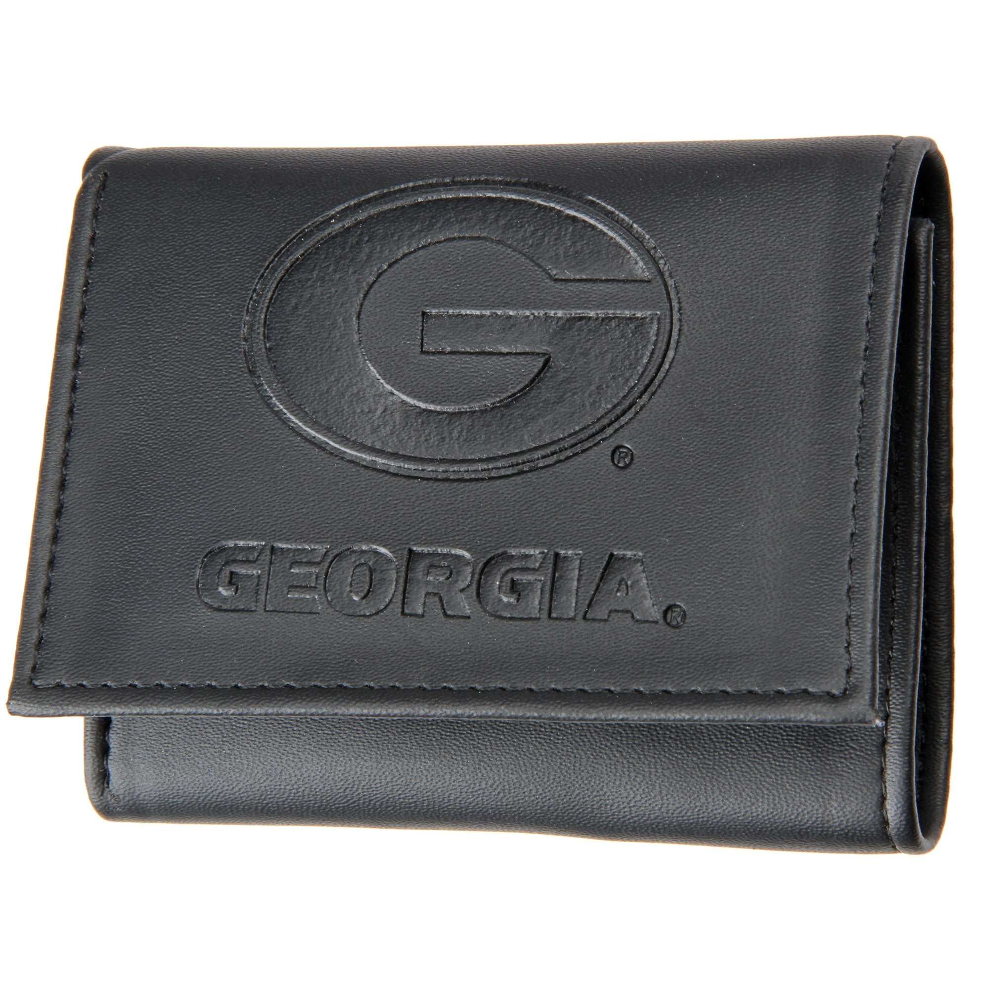 Men's Black Georgia Bulldogs Hybrid Tri-Fold Wallet - Walmart.com