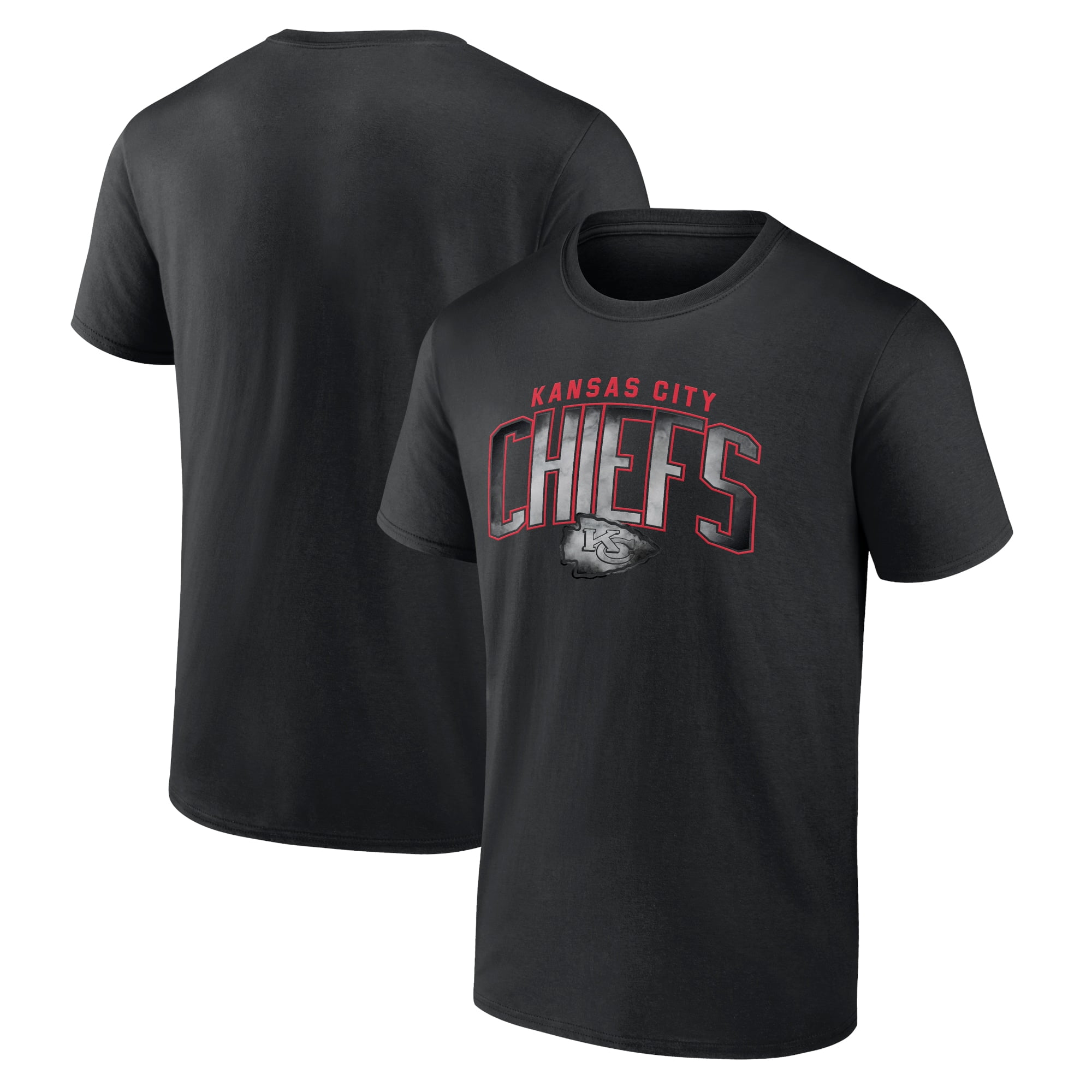 Men's Black Kansas City Chiefs Smoke Arch T-Shirt - Walmart.com