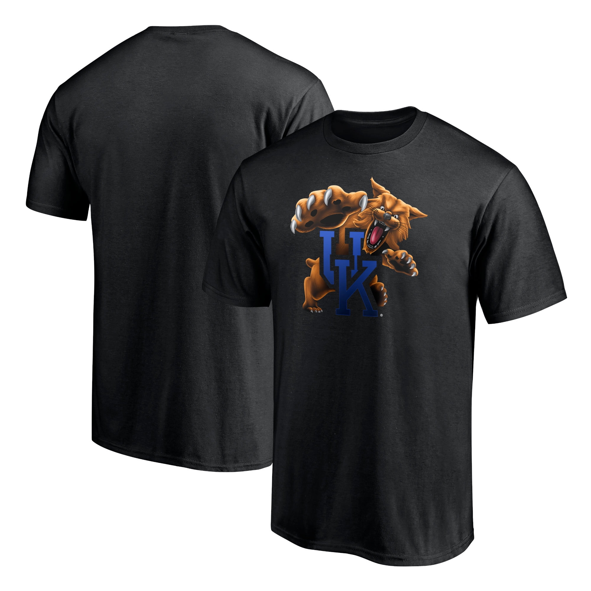 Men's Black Kentucky Wildcats Midnight Mascot T-Shirt - Walmart.com
