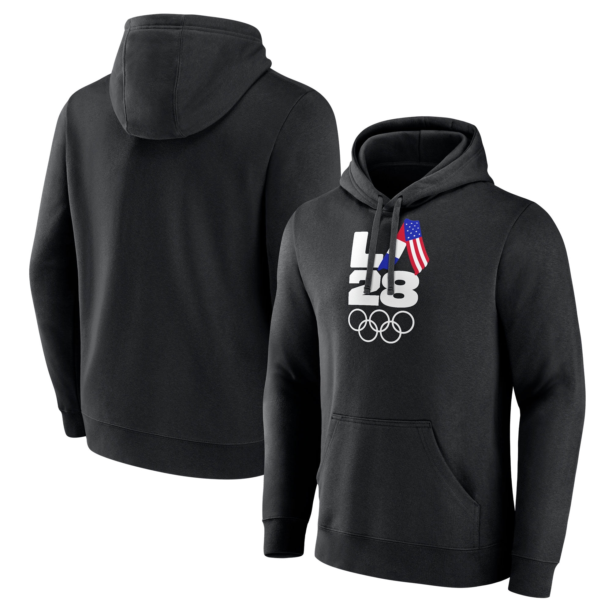 Men's Black LA 2028 Summer Olympics Handover Pullover Hoodie - Walmart.com