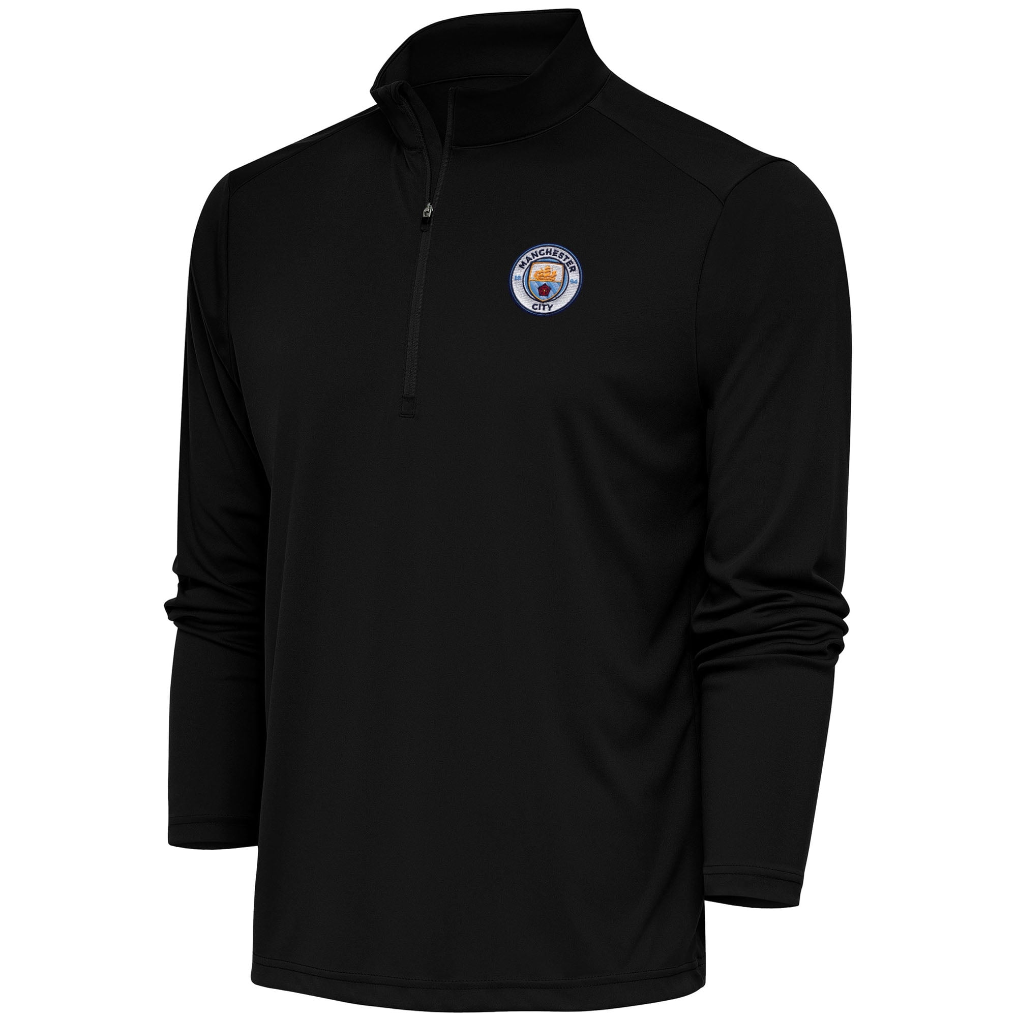 Men's Black Manchester City Statement Quarter-Zip Pullover - Walmart.com