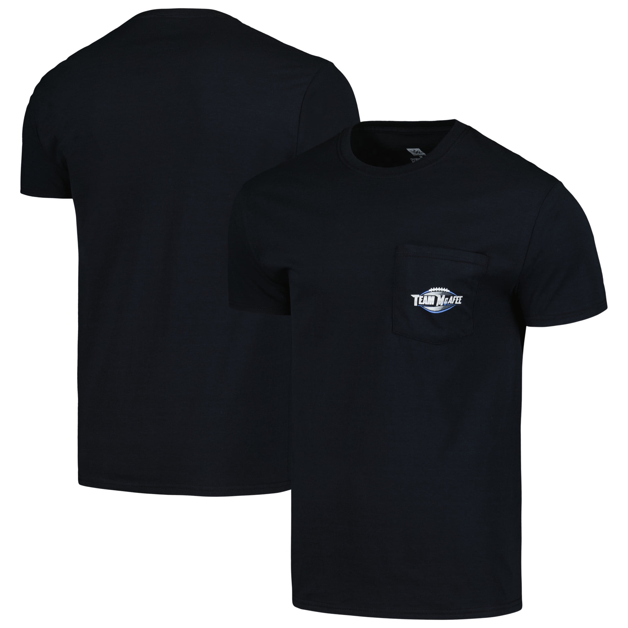 Men's Black Pat McAfee Team McAfee Pocket T-Shirt - Walmart.com
