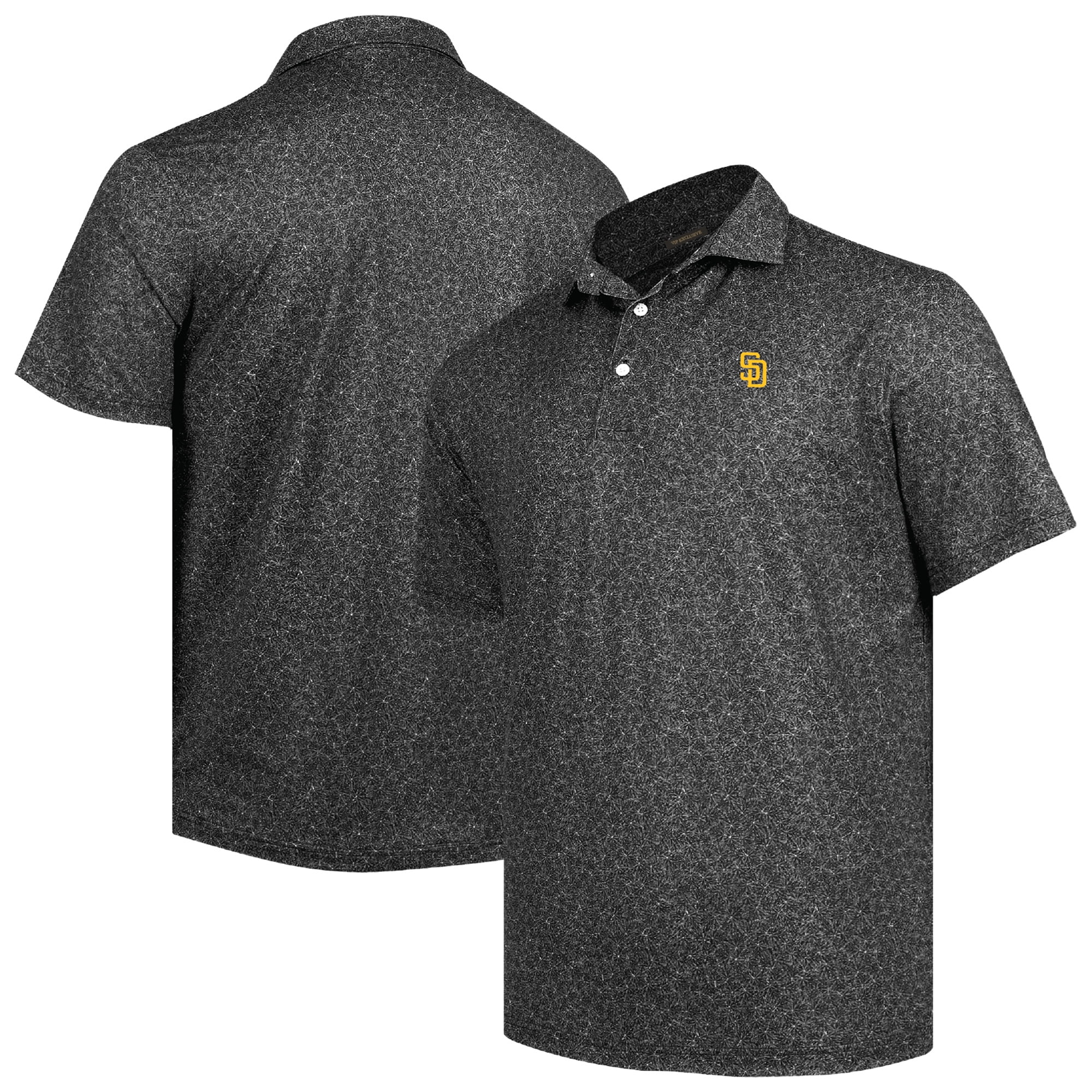 Men's Black San Diego Padres Tahoe Print Polo - Walmart.com