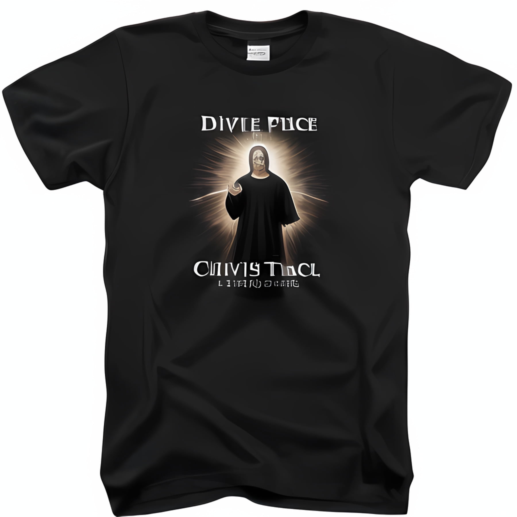 Men's Black T-Shirt Featuring in Robes from 'D Up' Music Video by Robby Cinematic Lighting Full ...