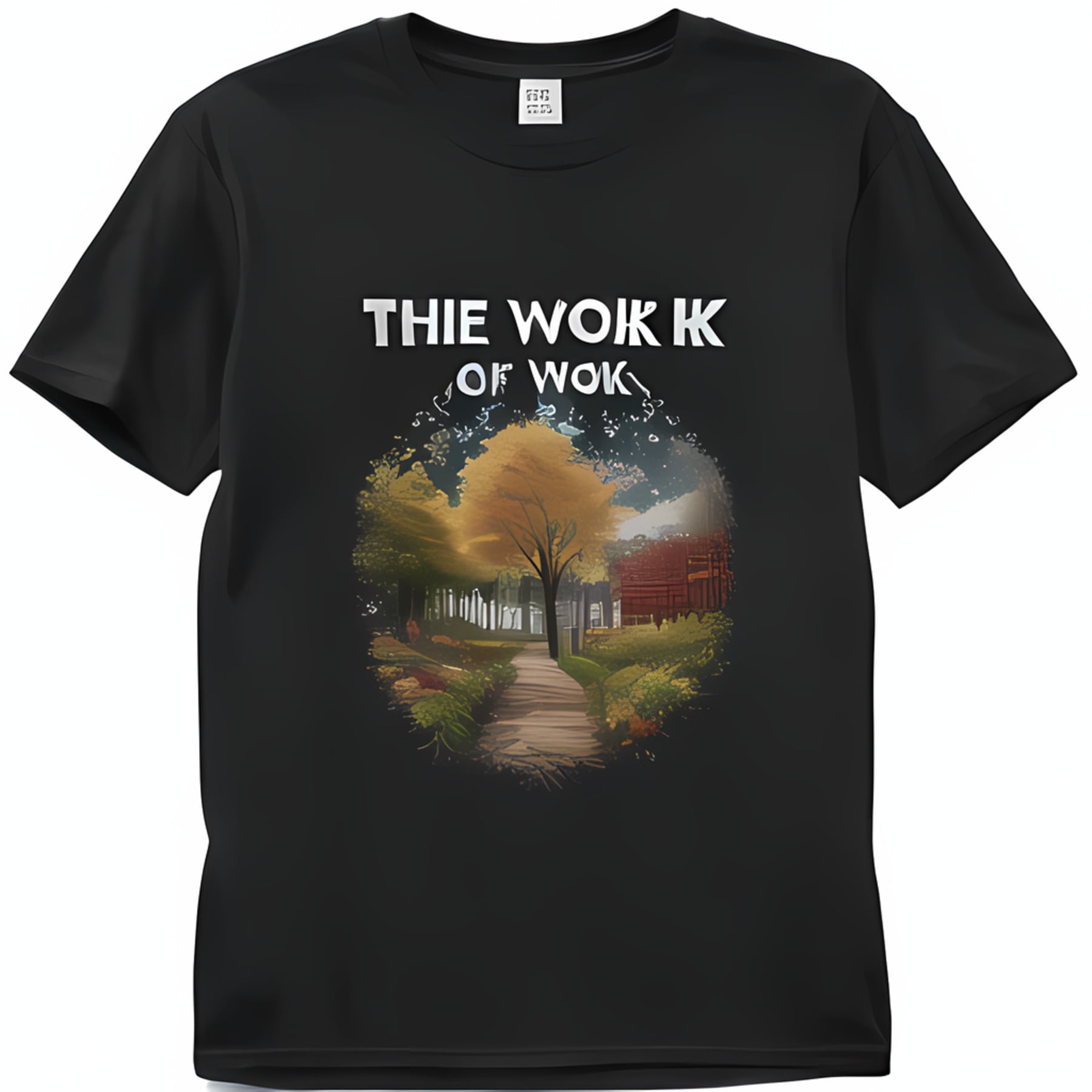 Men's Black T-Shirt with 'SLU Searn potato' Text Hyperrealistic Sailing ...