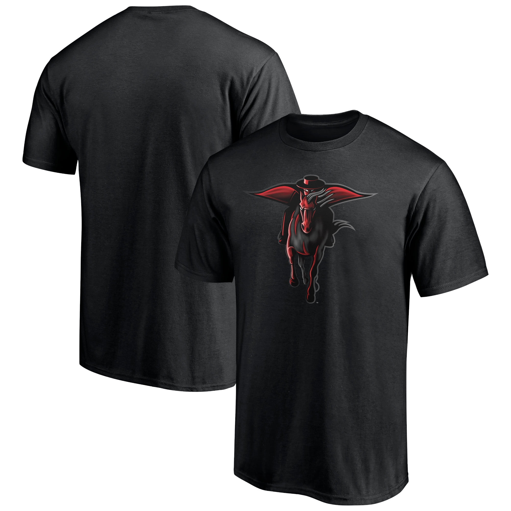 Men's Black Texas Tech Red Raiders Midnight Mascot T-Shirt - Walmart.com