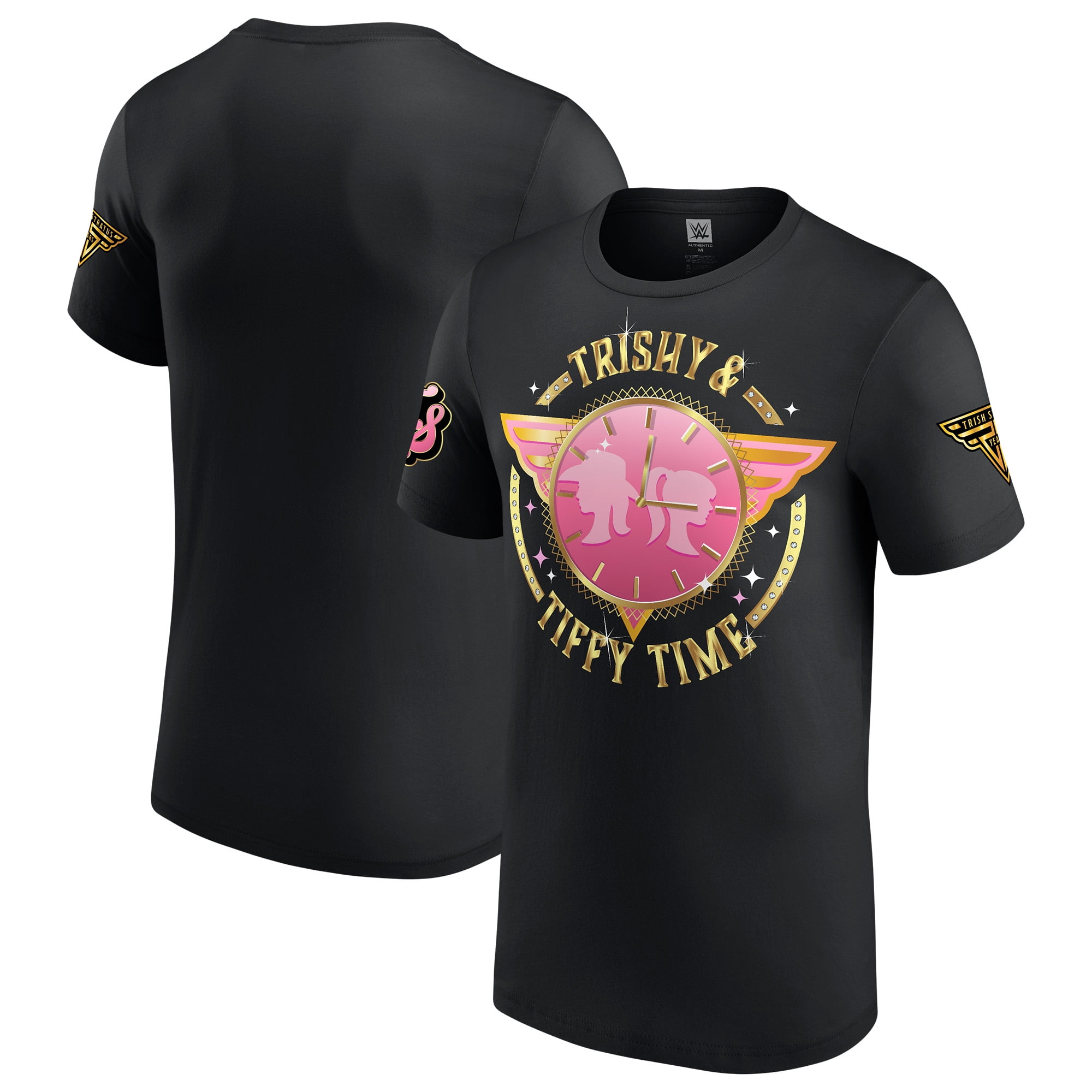 Men's Black Trish Stratus & Tiffany Stratton Trish and Tiffy Time T ...