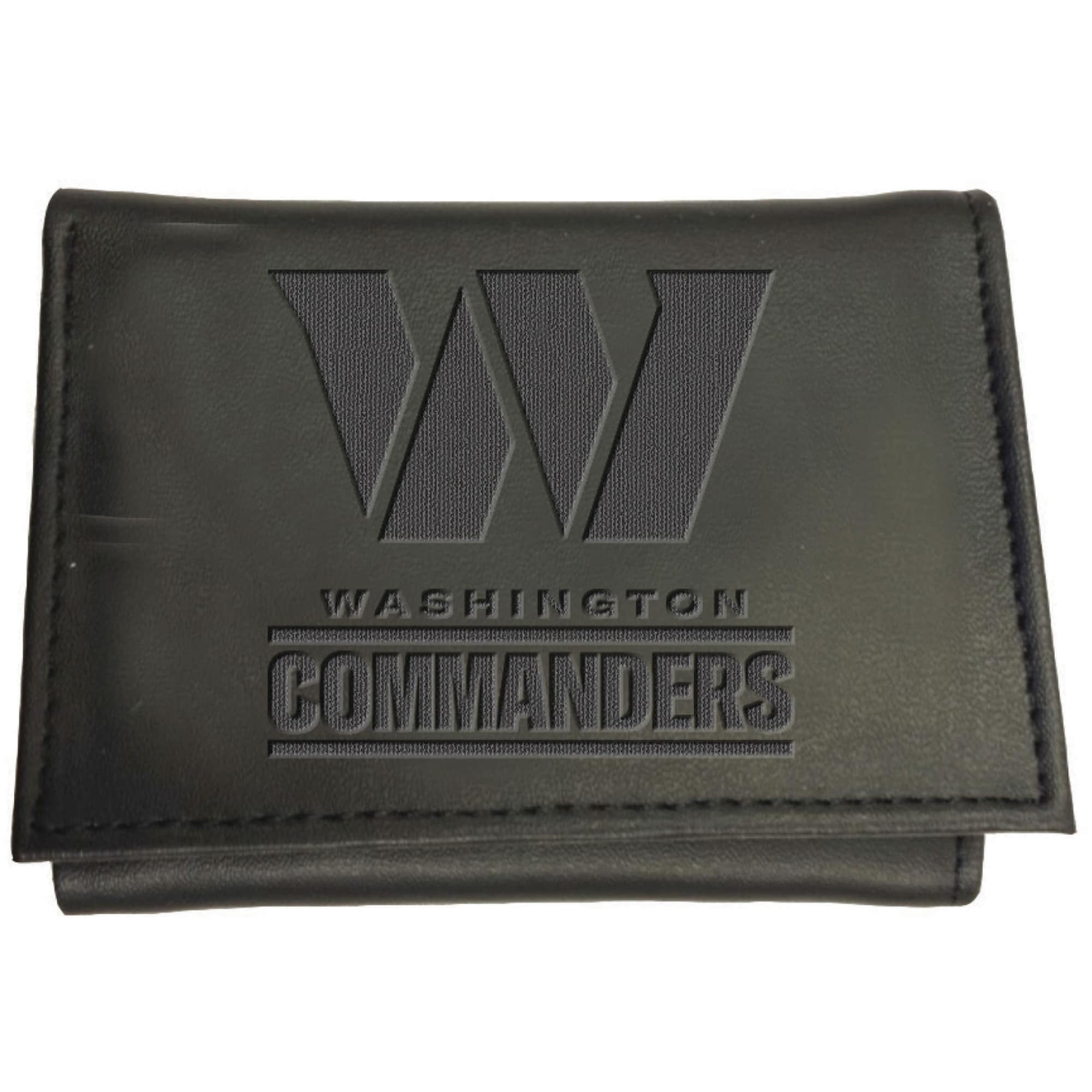 Men's Black Washington Commanders Hybrid Tri-Fold Wallet - Walmart.com