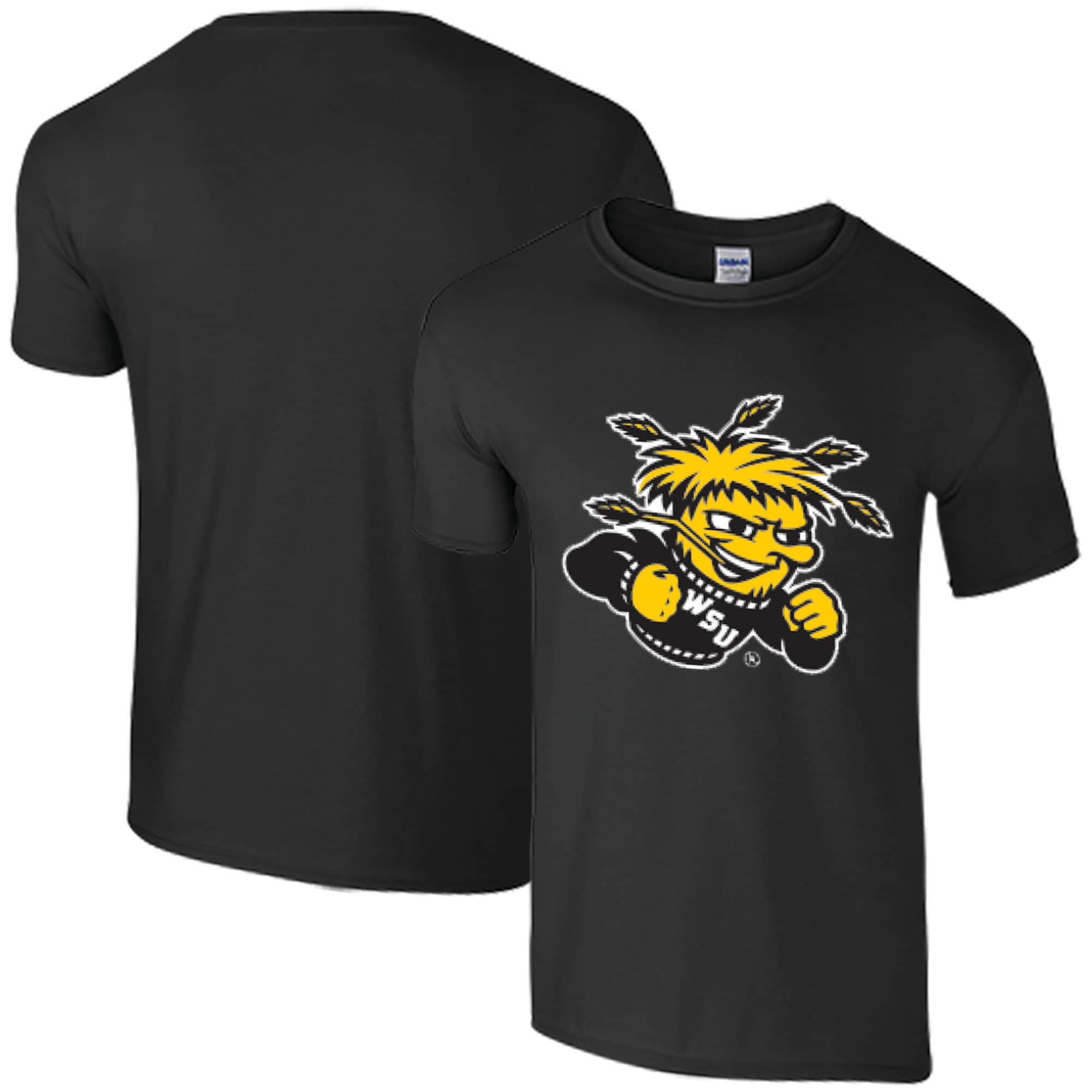 Men's Black Wichita State Shockers T-Shirt - Walmart.com