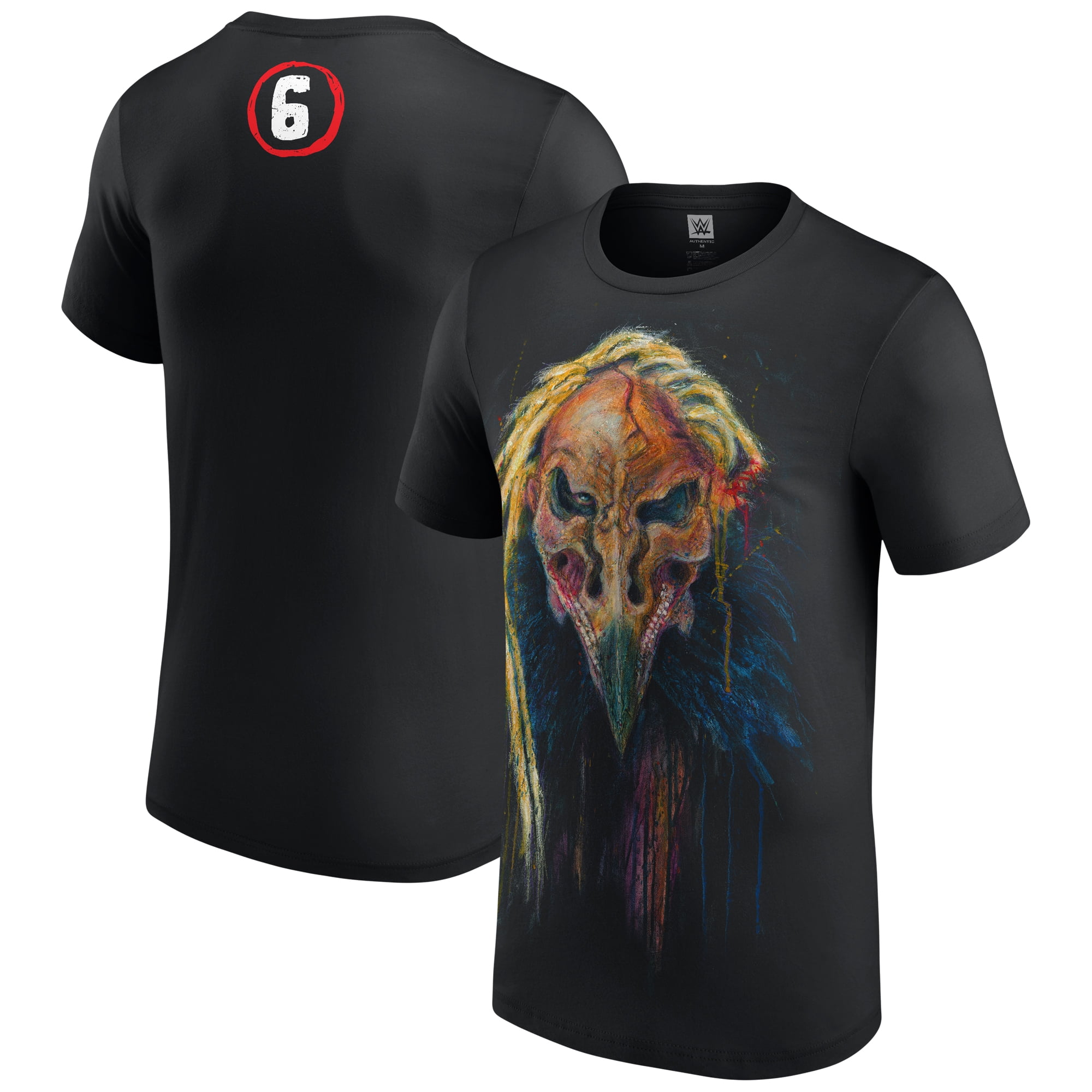 Men's Black Wyatt Sicks Mercy the Buzzard Portrait T-Shirt - Walmart.com