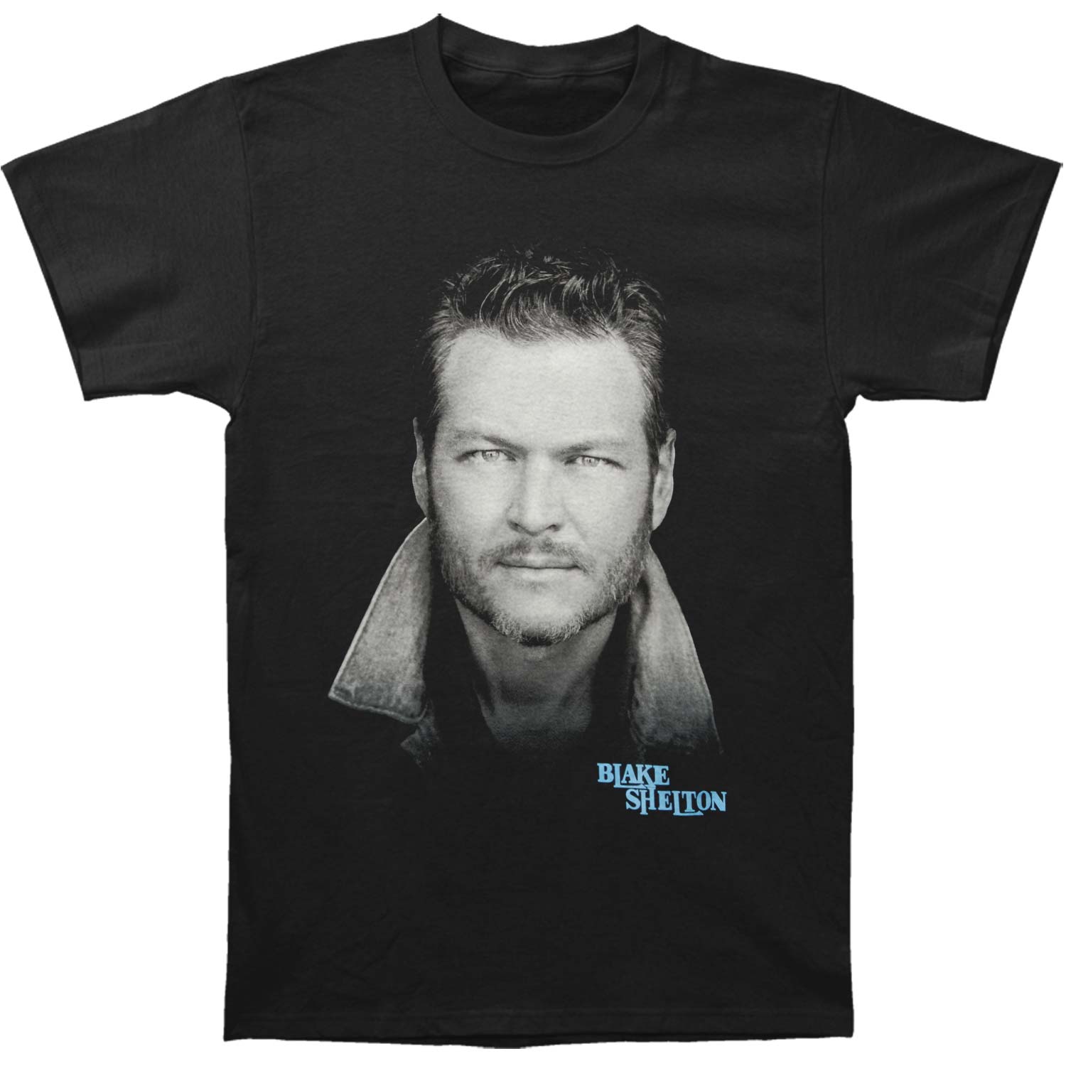 Men's Blake Shelton Portrait Tee T-shirt Medium Black - Walmart.com