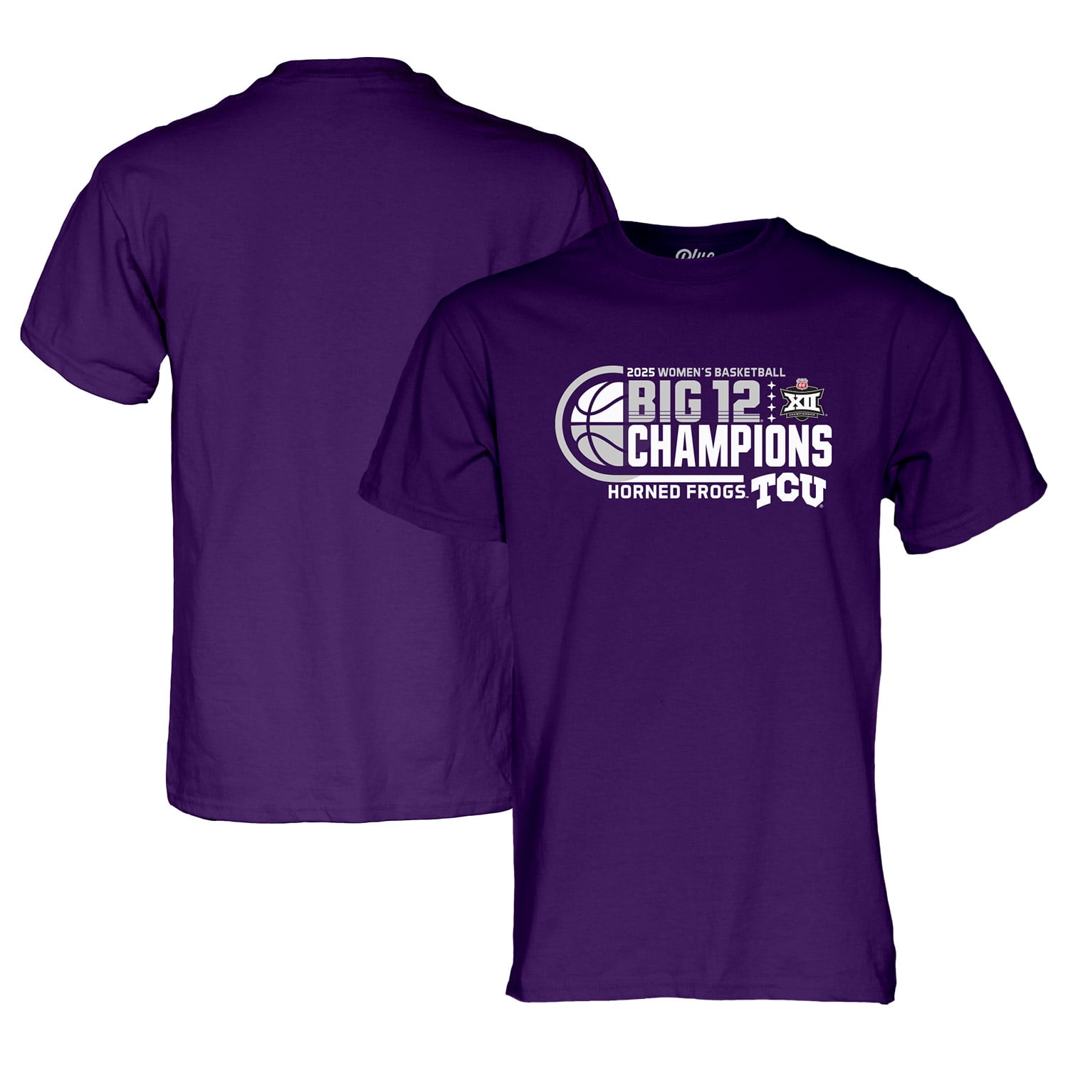 Men's Blue 84 Purple TCU Horned Frogs 2025 Big 12 Women's Basketball ...