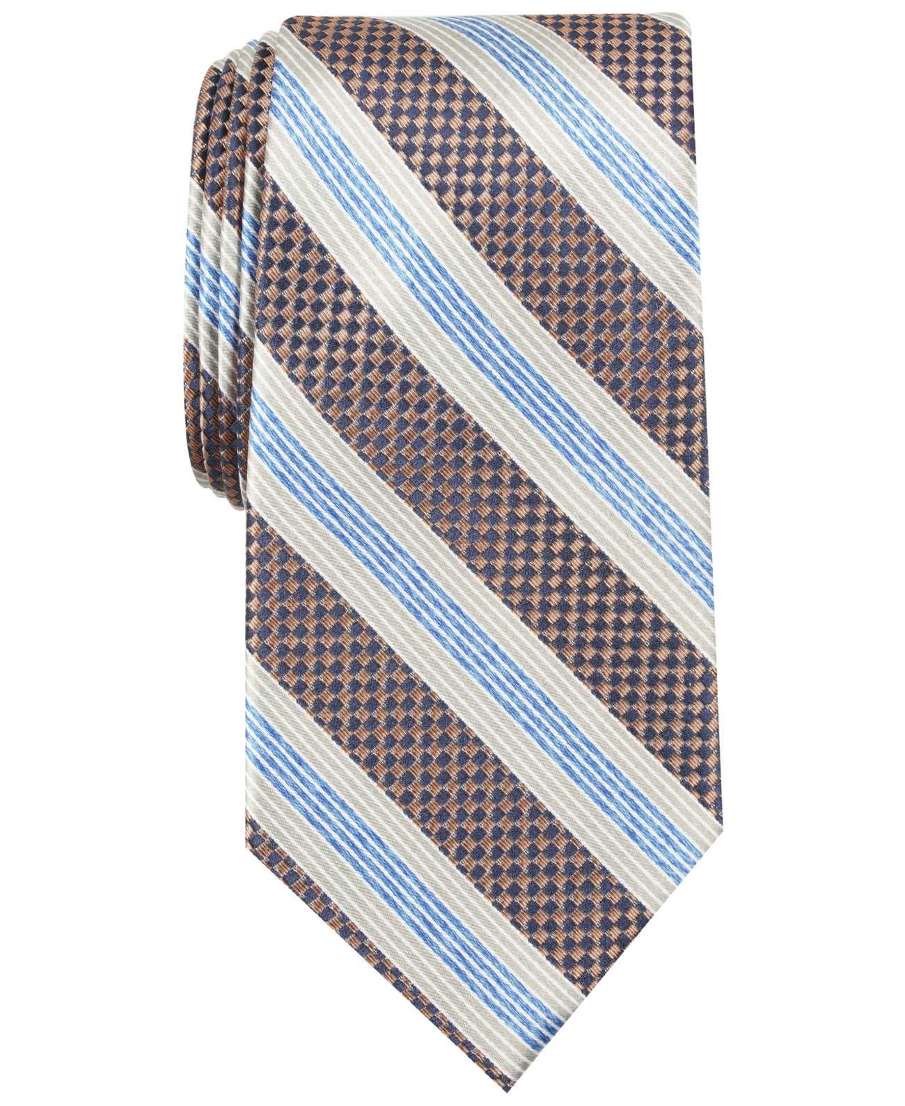Perry Ellis Men’s Nairn Stripe Silk Ties, Orange - Walmart.com
