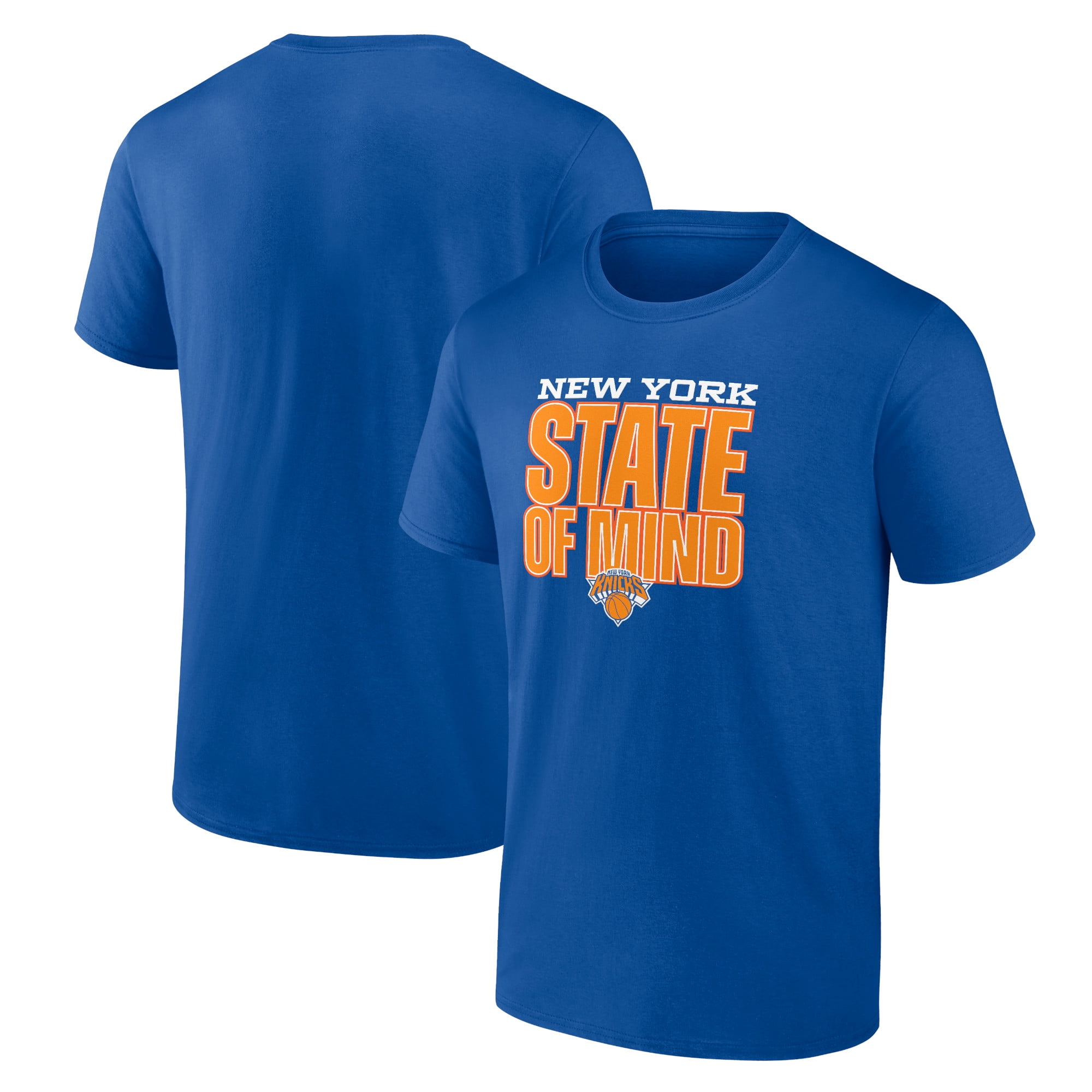 Men's Blue New York Knicks Pick & Roll Coverage T-Shirt - Walmart.com