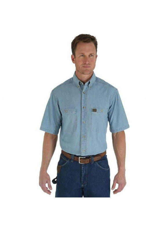 Mens Chambray Work Shirt