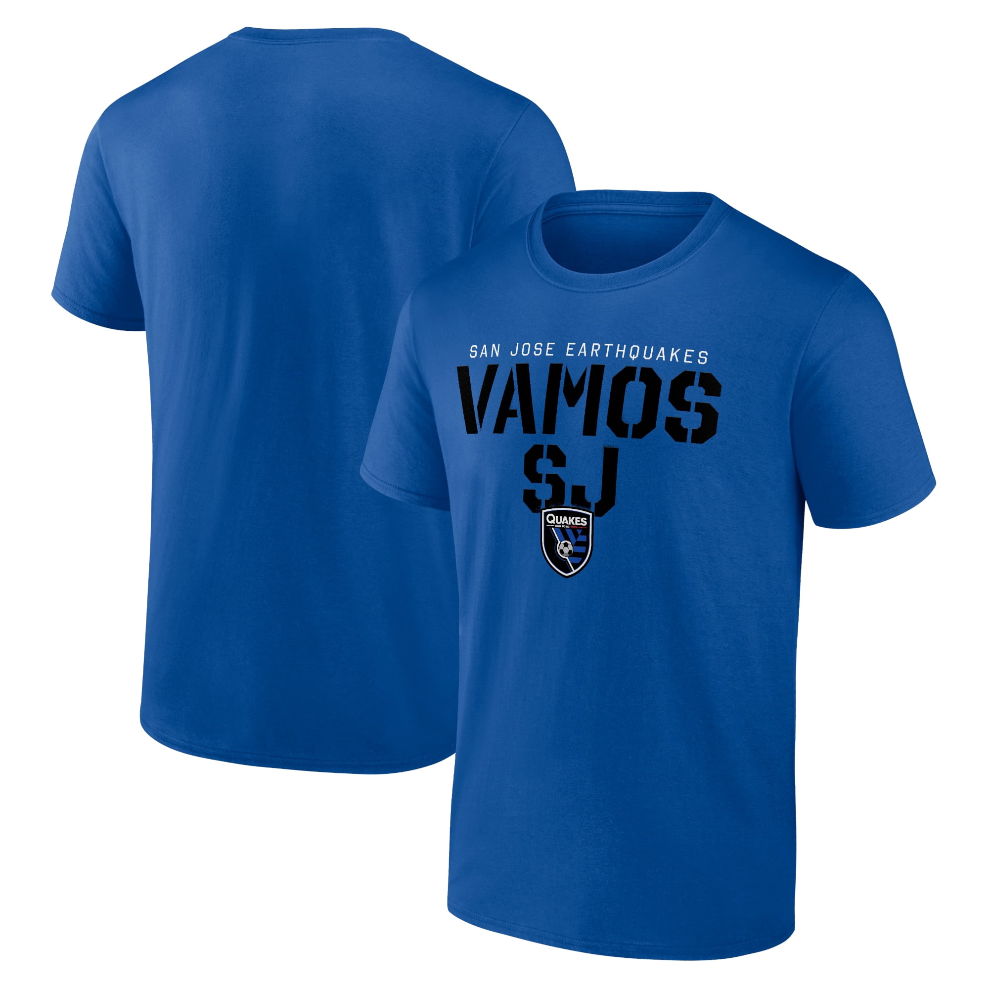 Men's Blue San Jose Earthquakes Team Chant T-Shirt - Walmart.com