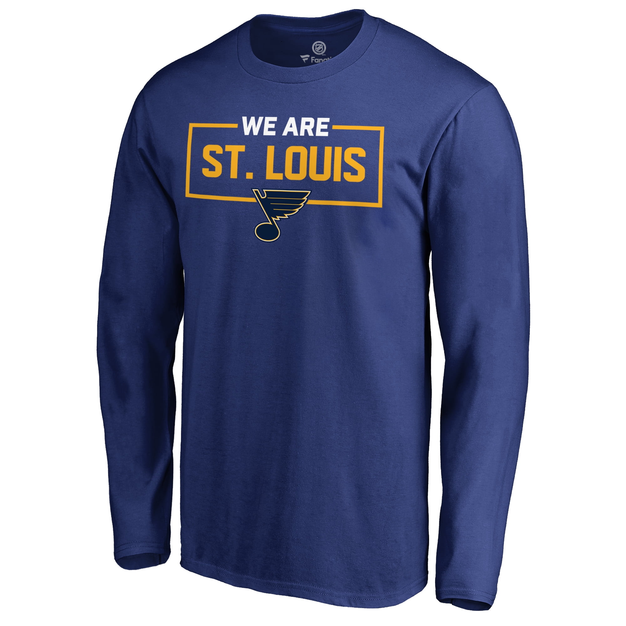 Men's Blue St. Louis Blues Iconic Collection We Are Long Sleeve T-Shirt ...
