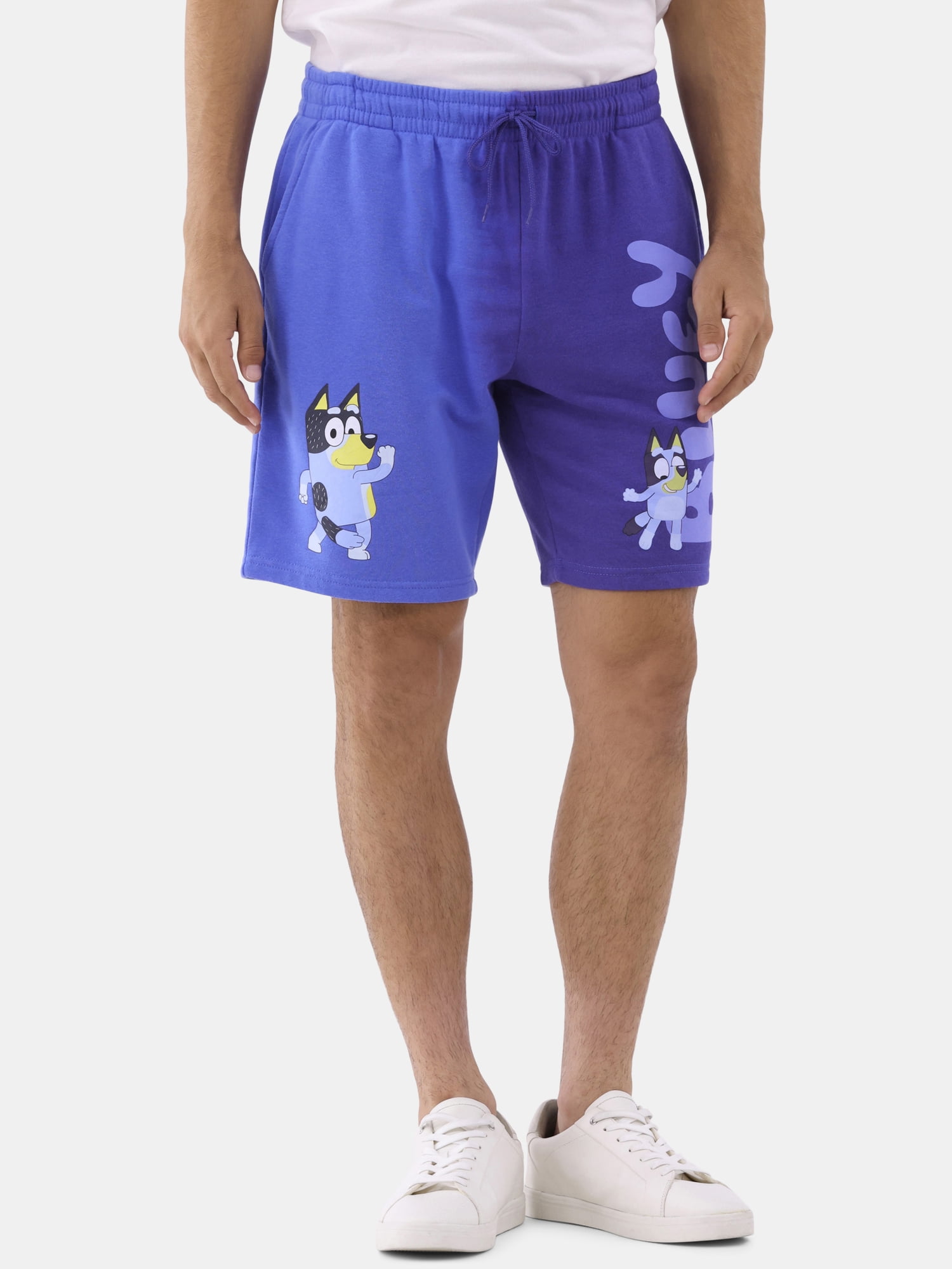 Bluey Men's Graphic Print Shorts with Pockets, Sizes XS-3XL - Walmart.com