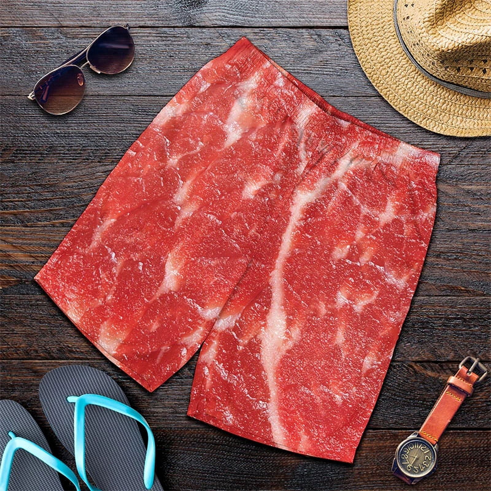 Men's Board Shorts Swim Shorts Swim Trunks Meat 3D Print Funny Quick ...