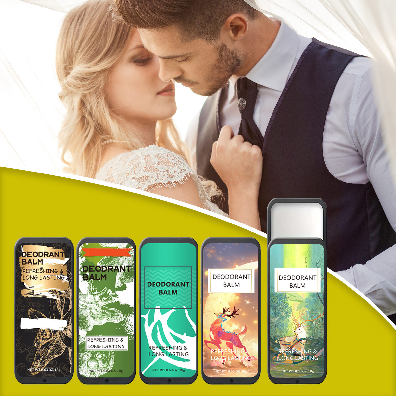 Men's Body Deodorant Antiperspirant Cream Lasting Refreshing Dilute ...