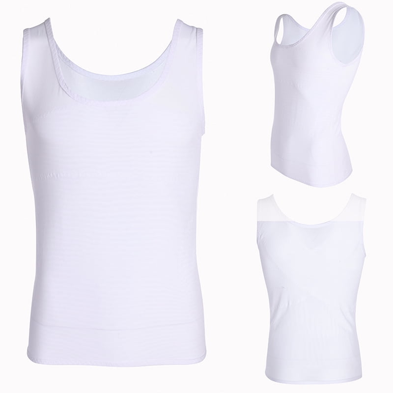 Chest Bags For Men Men Body Shaper Chest Compression Shirt To Hide ...