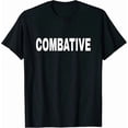 Men's Bold Graphic Combative Text T-Shirt - Walmart.com