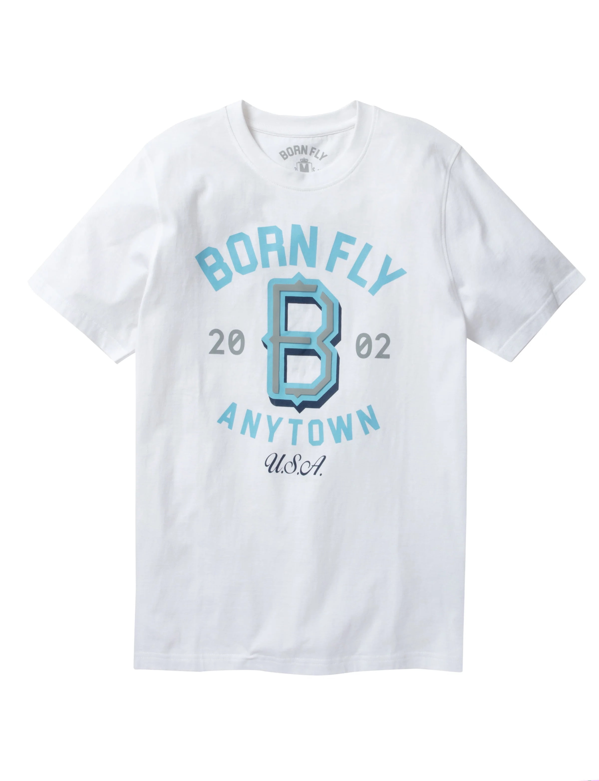 Men's Born Fly Fly On And On White Tee - 4XL - Walmart.com