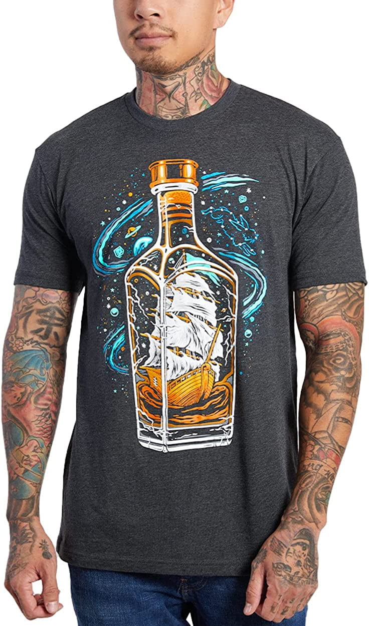 Men's Bourbon Voyage Graphic Tees for Men S - 4XL - Walmart.com