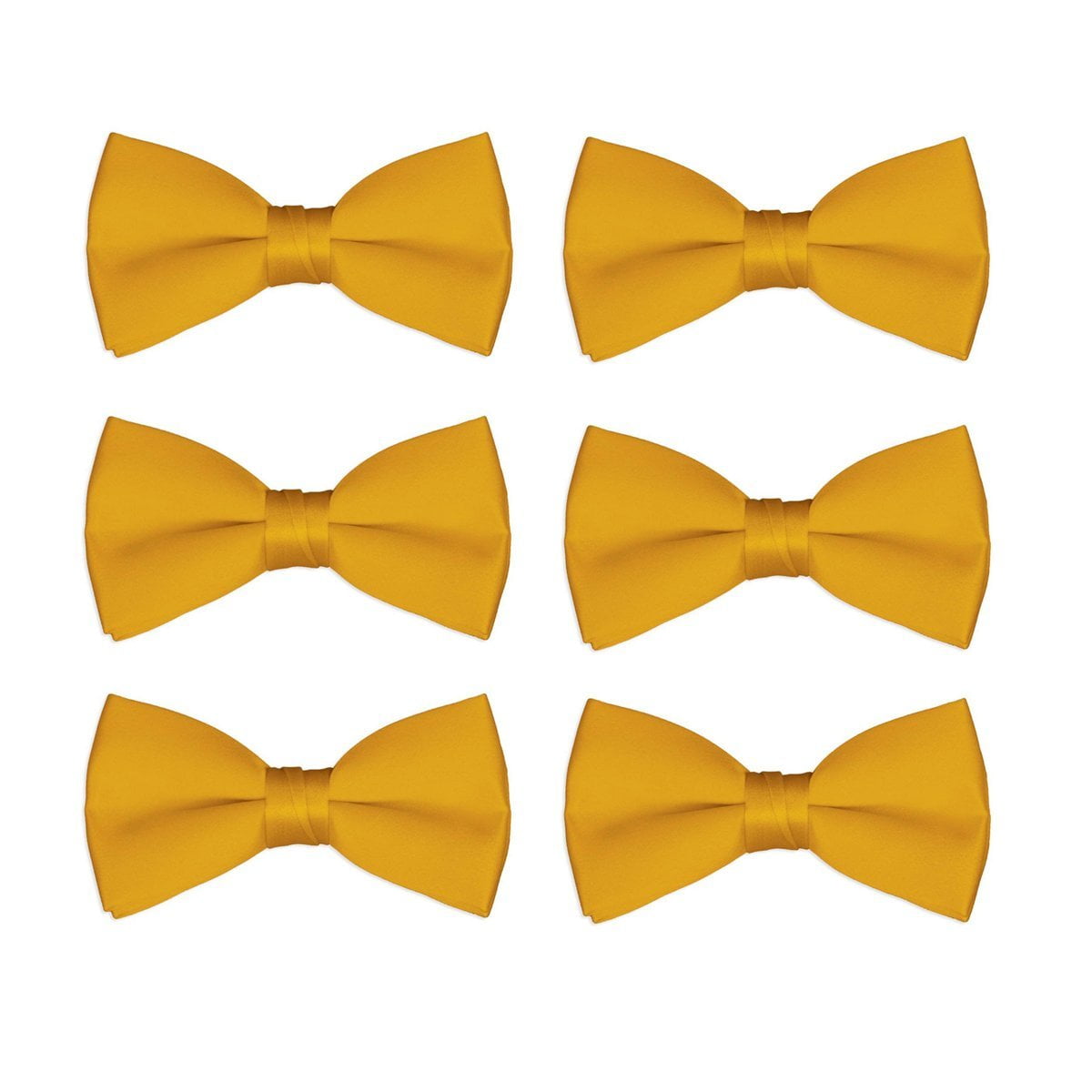 Men's Bow Tie Wholesale 6 Pack Wedding Ties Pre-Tied Formal Tuxedo ...