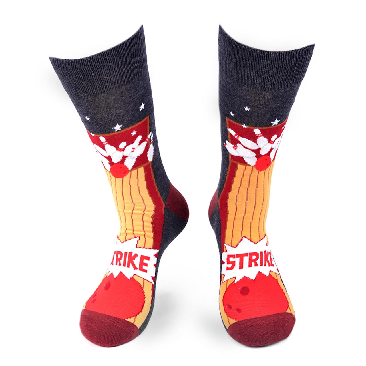 Men's Bowling STRIKE Novelty Socks - Walmart.com