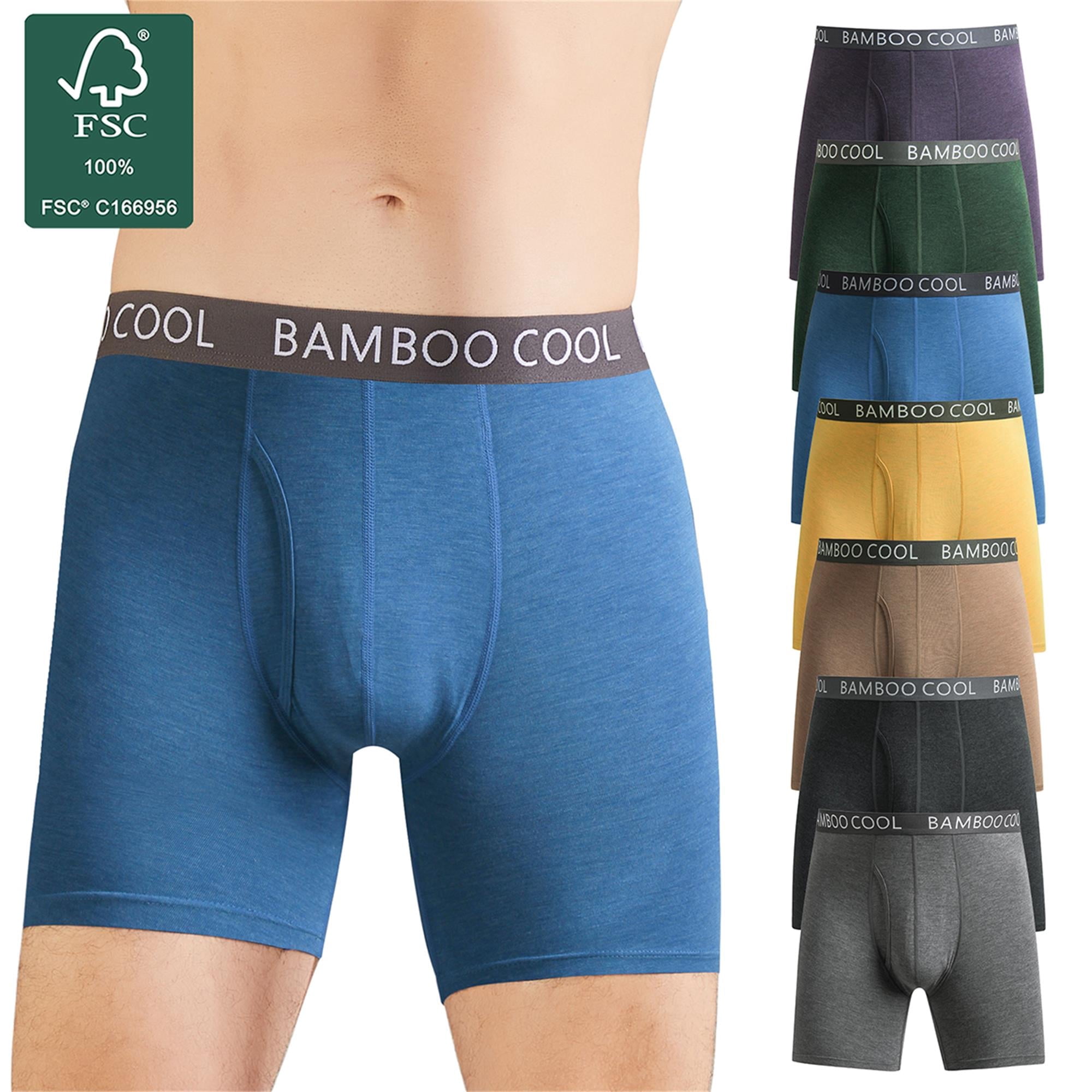 Men's Boxer Briefs,Bamboo Viscose Weekly Underwear 7 Pack for a Week,S ...