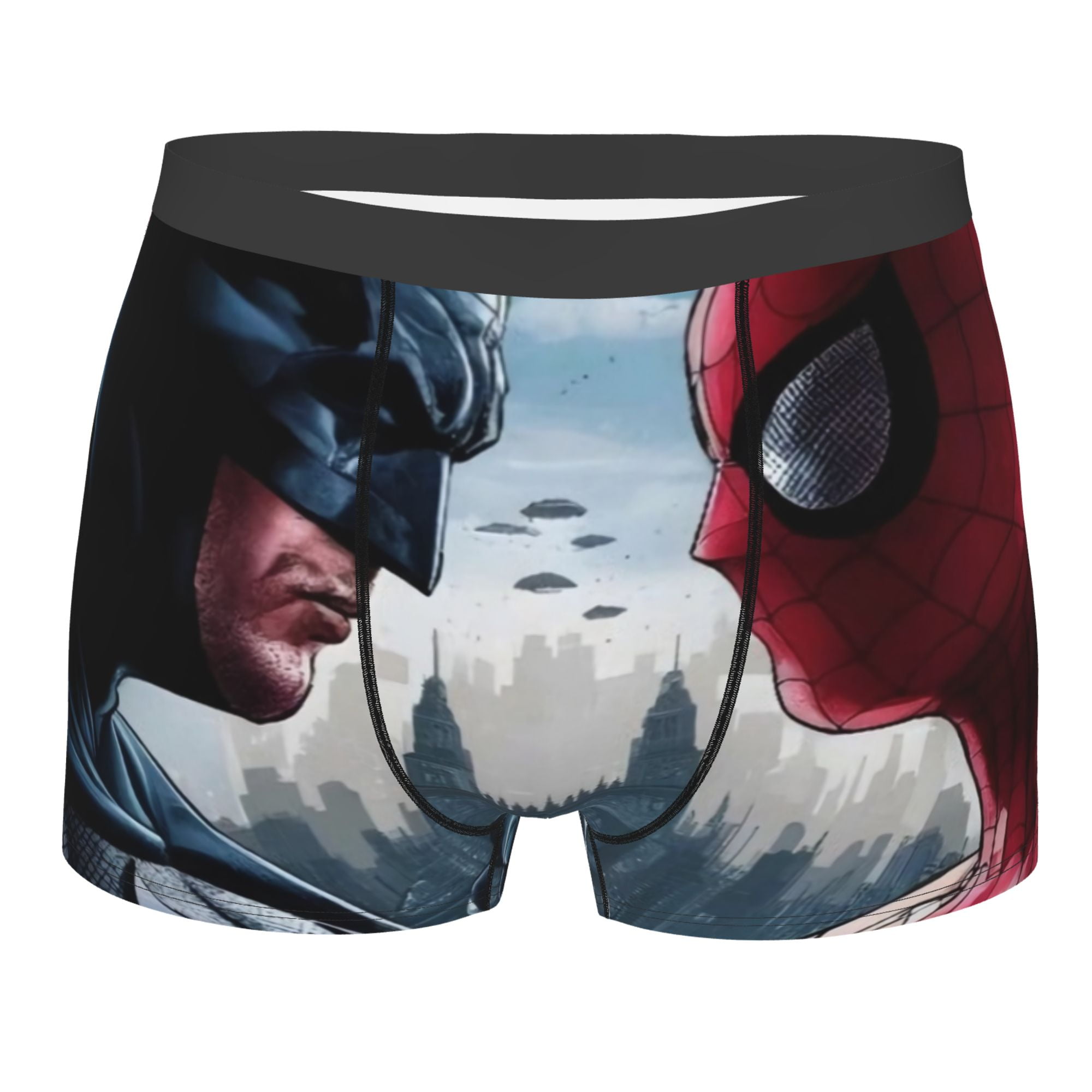 Men's Boxer Briefs,Batman and Spider-Man Boxer Briefs,Soft and ...