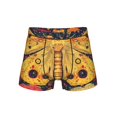 Men's Boxer Briefs Breathable 3D Pouch Underwear Shorts, Moth Hippie ...