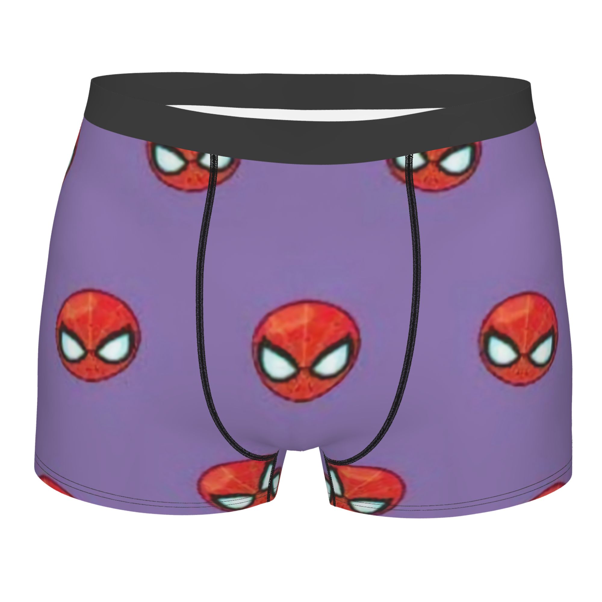 Men's Boxer Briefs,Cartoon Spider-Man Head Boxer Briefs,Soft and ...