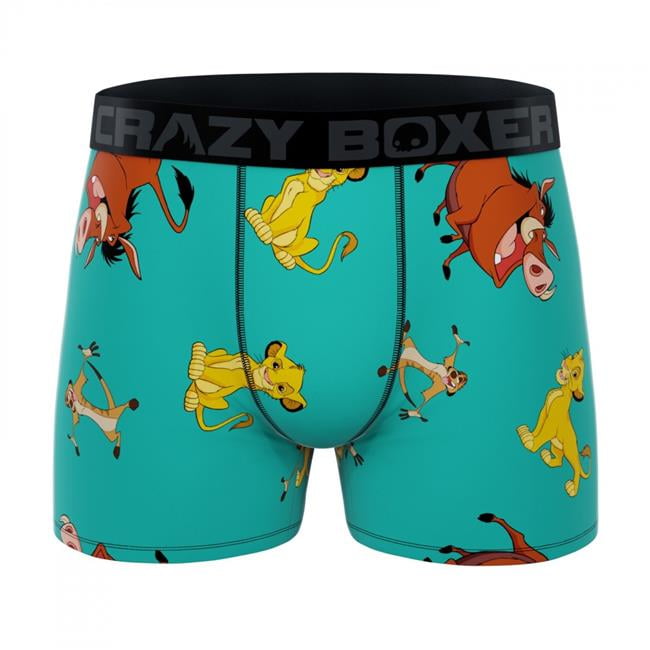 Lion King 877763-xlarge-40 Crazy Boxer Timon & Pumba Boxer Briefs for ...