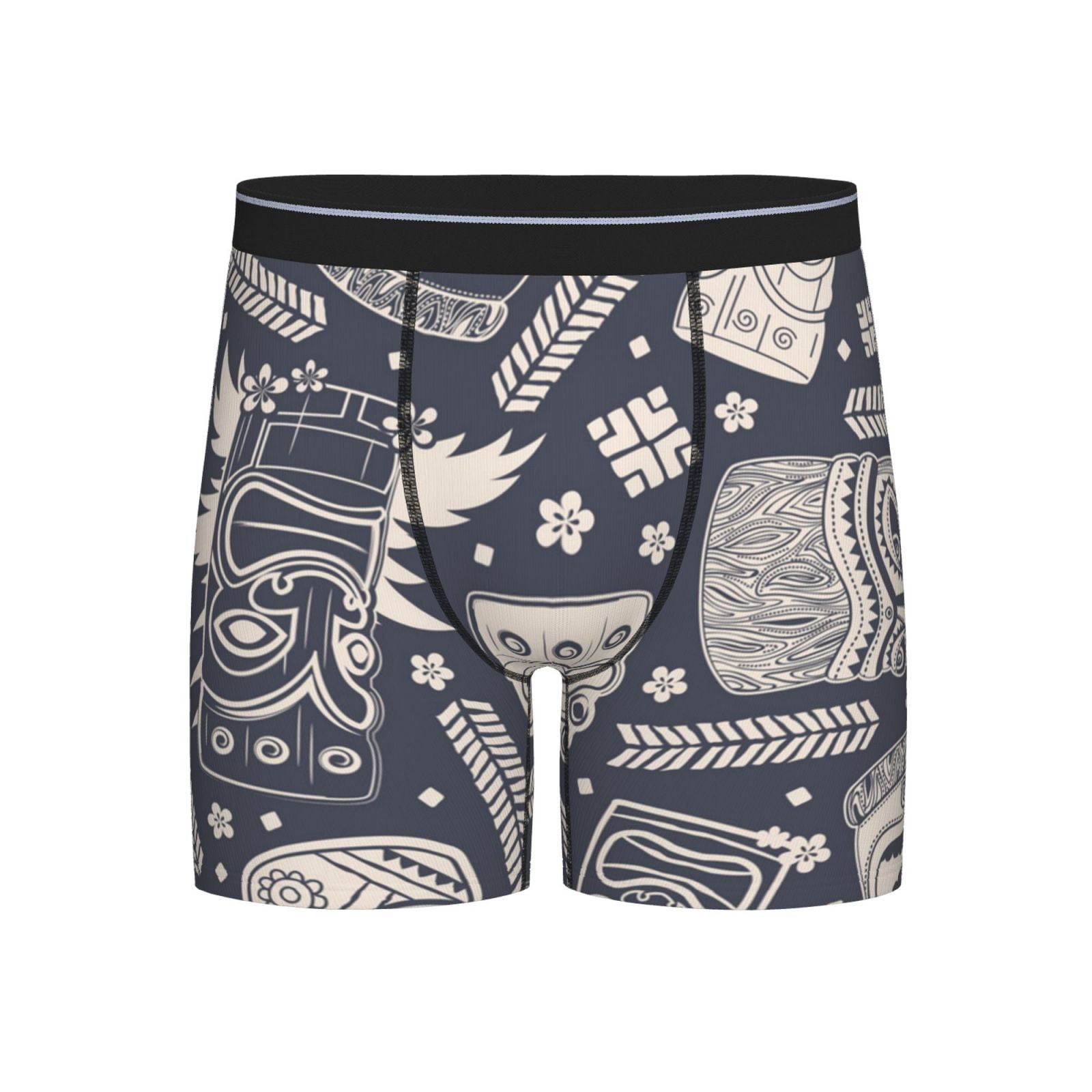 Men's Boxer Briefs Long Leg Soft Underwear Underpants, Vintage Tiki ...