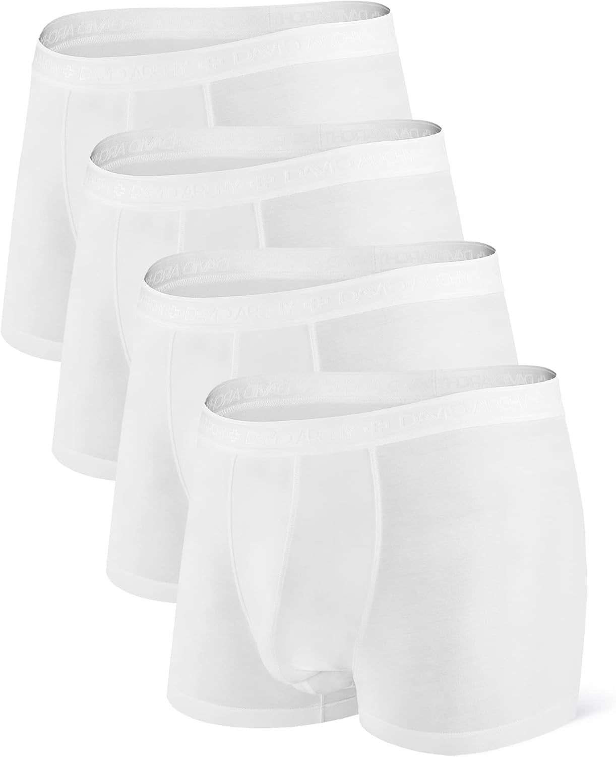 Men's Boxer Briefs, Micro Modal Dual Pouch Trunks Support Ball Bulge ...