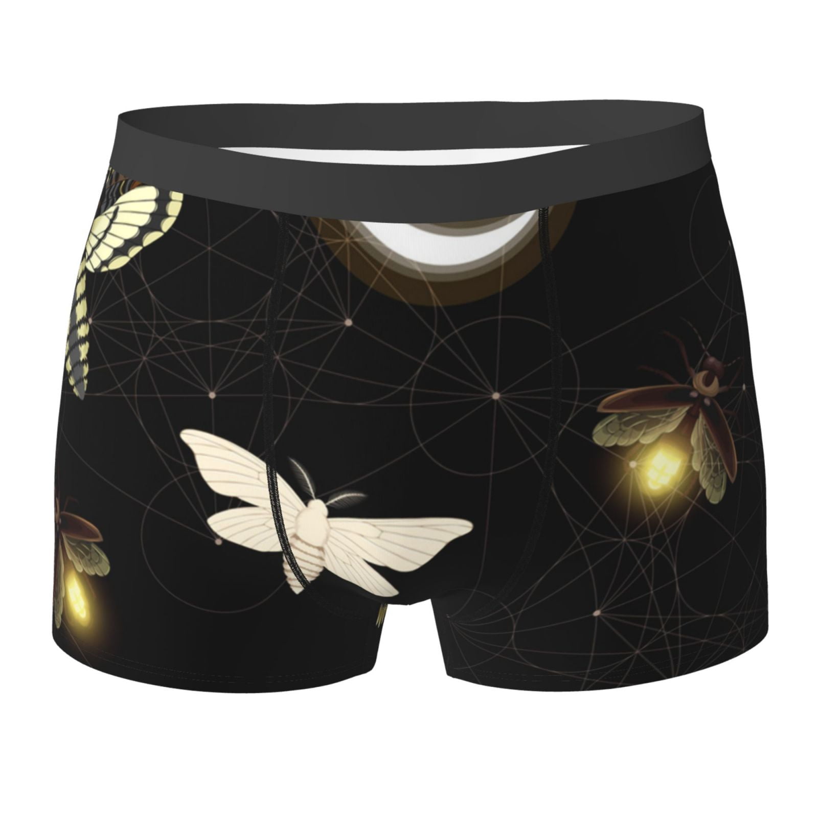 Men's Boxer Briefs No Ride-up Comfortable Soft Underwear, Death Head ...