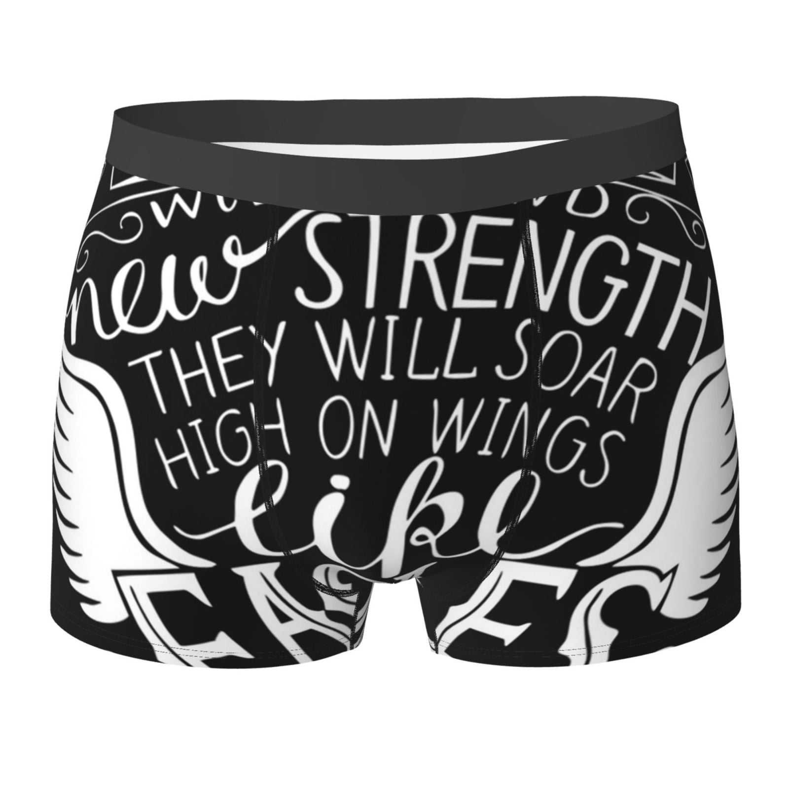 Men's Boxer Briefs No Ride-up Comfortable Soft Underwear, Trust In Lord ...