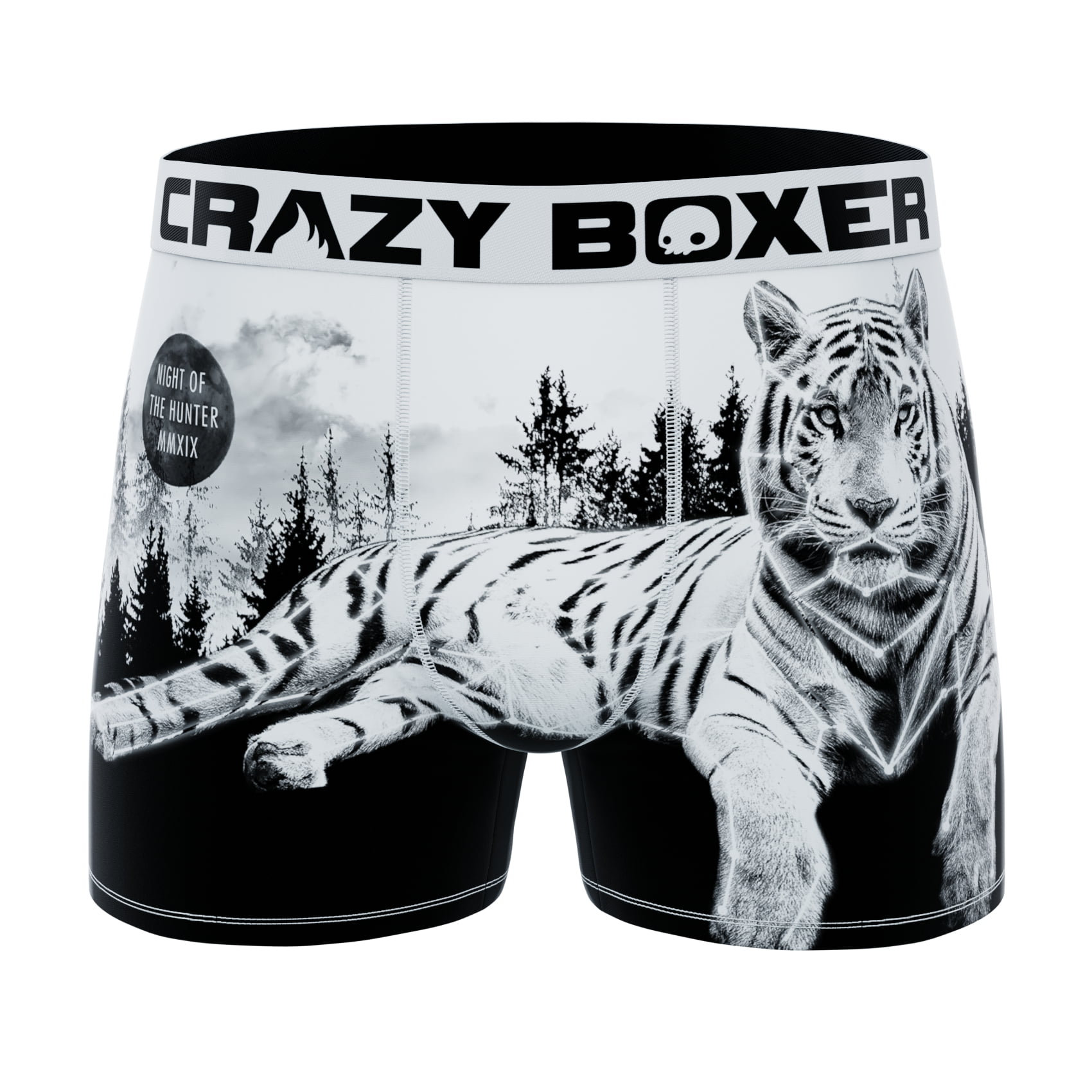 Men's Boxer Briefs - OUTDOOR - B&W TIGER - Walmart.com