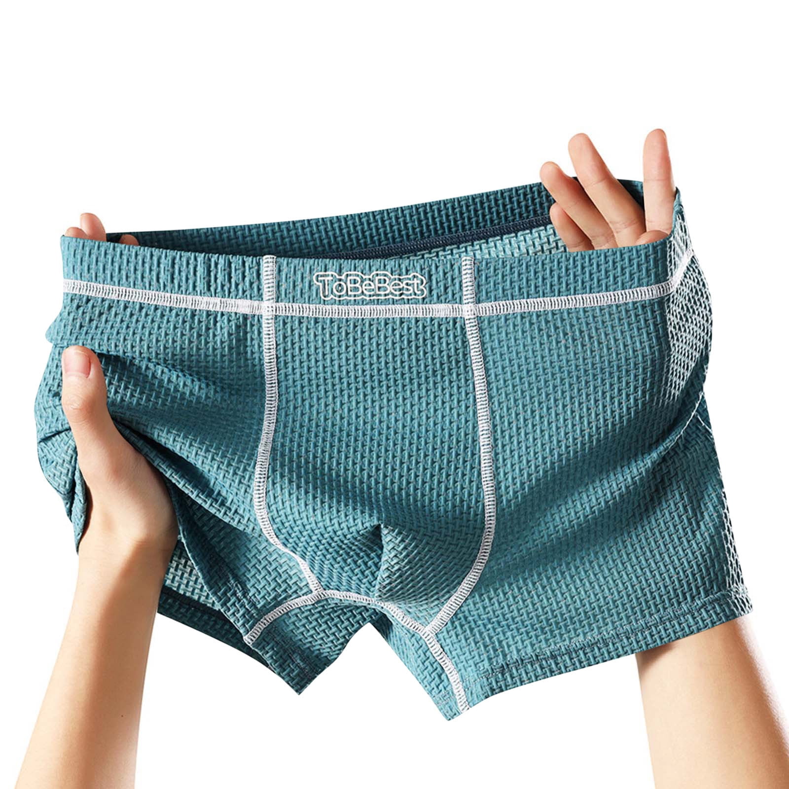 Men's Boxer Briefs Soft Cotton Comfortable Briefs for Men Lightweight ...