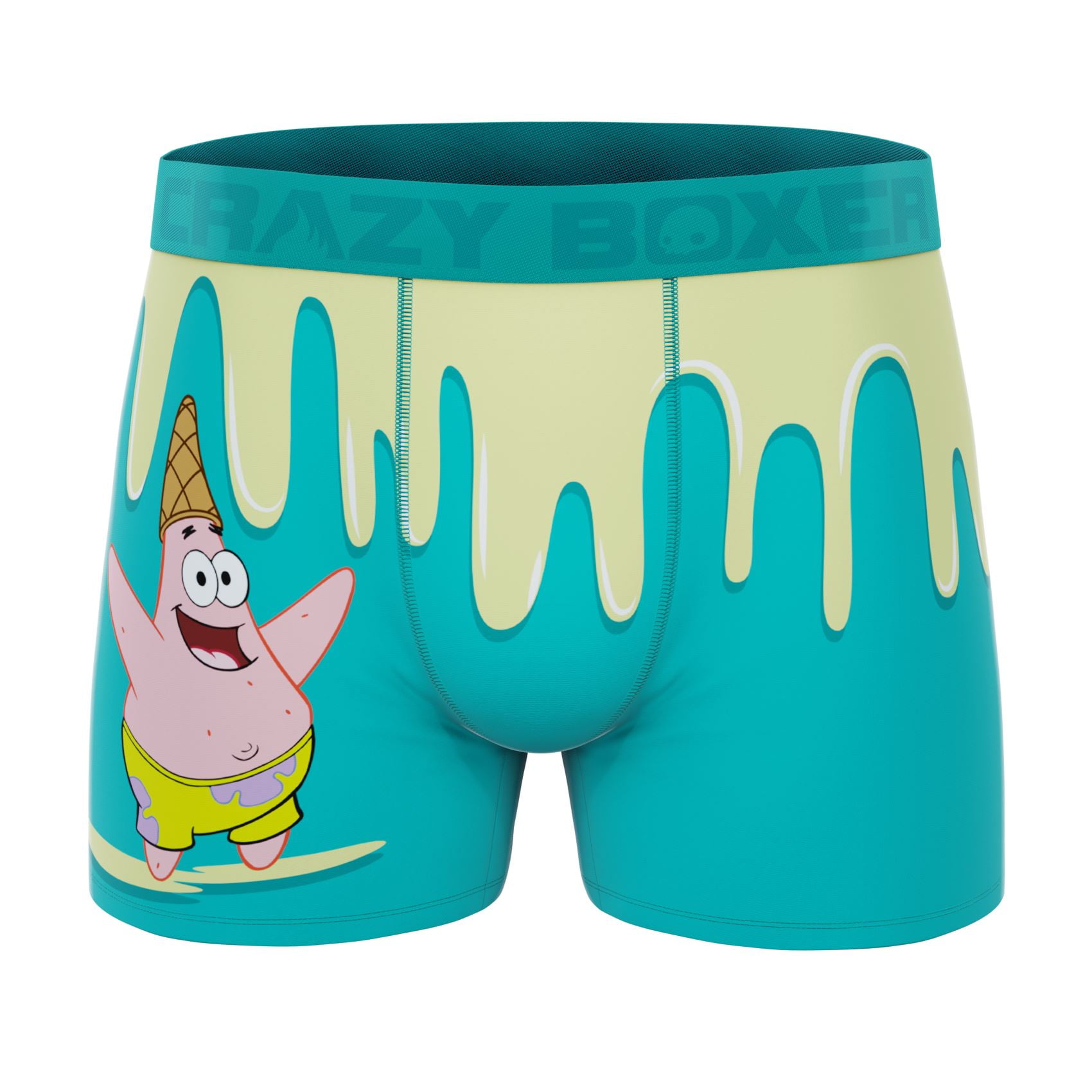 Men's Boxer Briefs - Spongebob - Patrick Star IceCream - Walmart.com