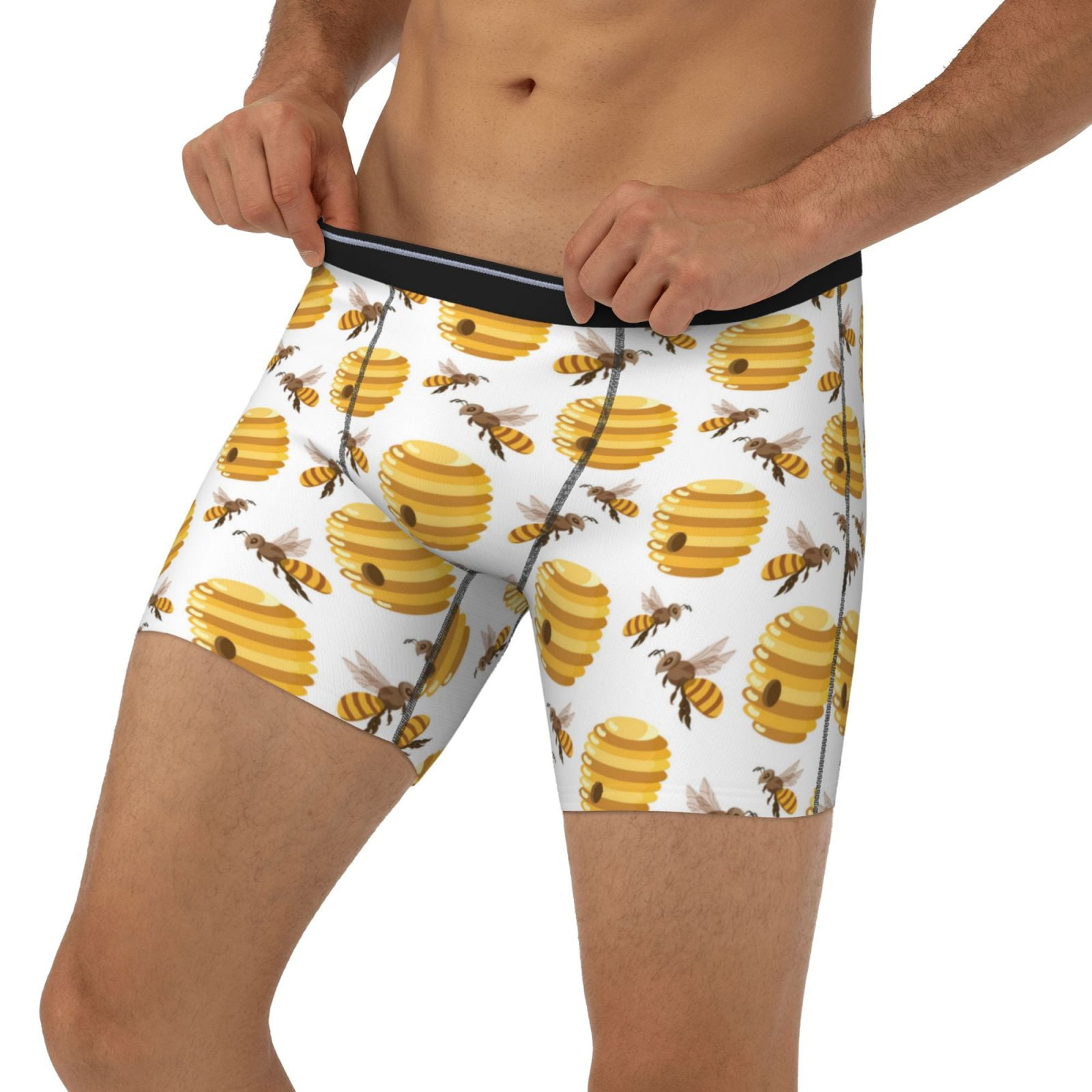 Men's Boxer Briefs, beehives honey bees cute Soft Underwear Boxer ...