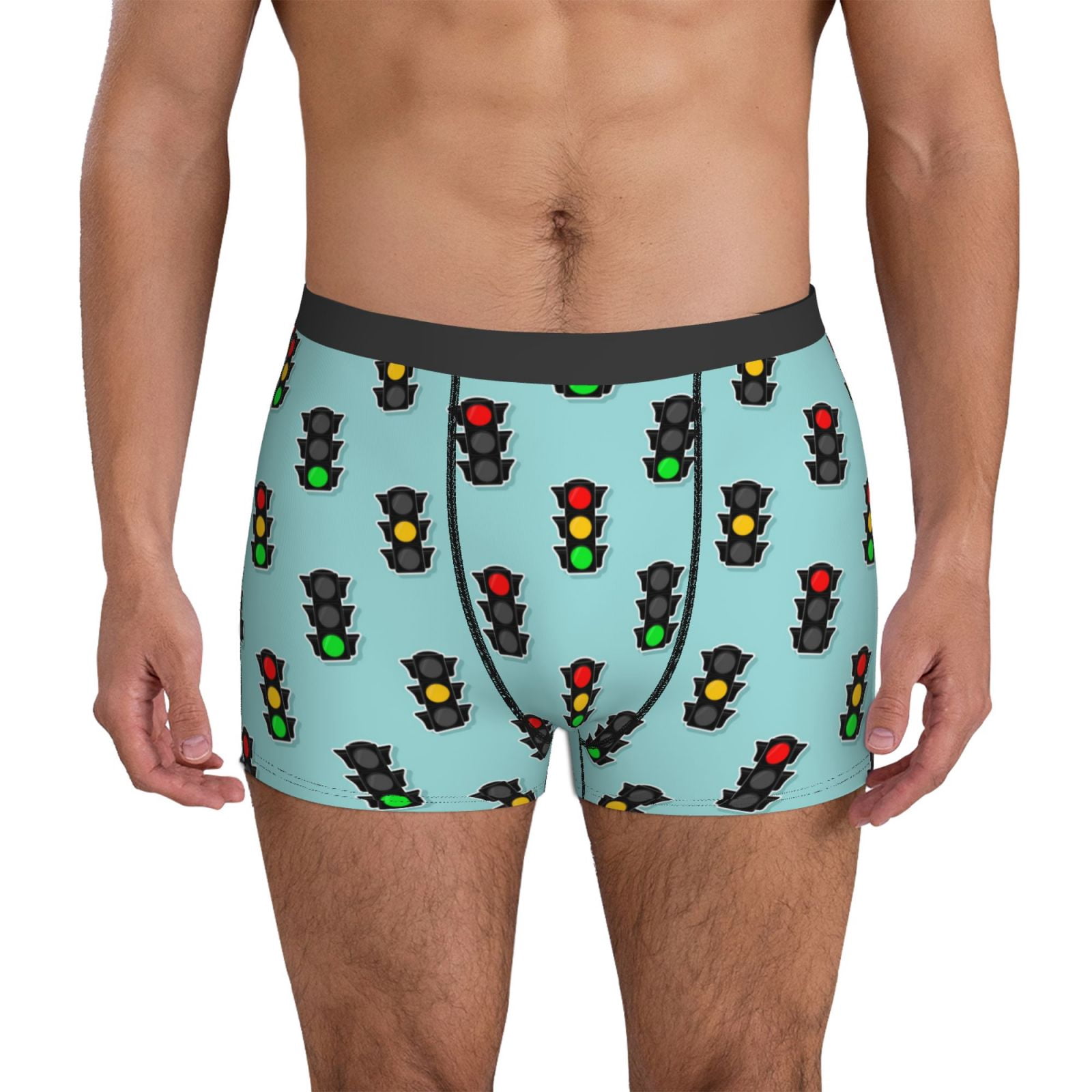 Men's Boxer Briefs, traffic light Pattern Soft Comfy Mens Underwear ...