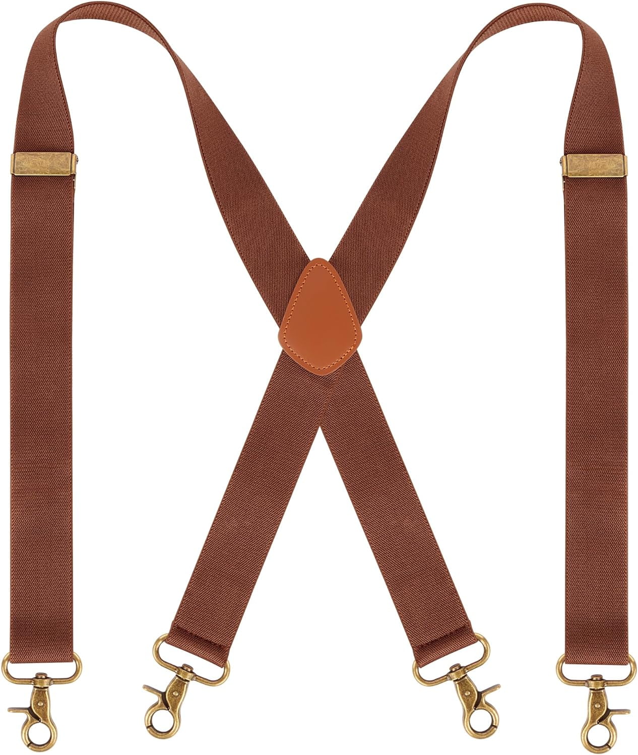 Men's Braces with 4 Hook Clips, Hook Braces for Men Trousers Heavy Duty ...