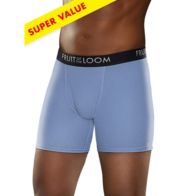 Fruit of the Loom Men's Breathable Cotton Micro-Mesh Boxer Briefs with ...