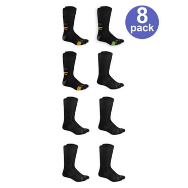 Men's Crew Socks 6-Pack - Walmart.com
